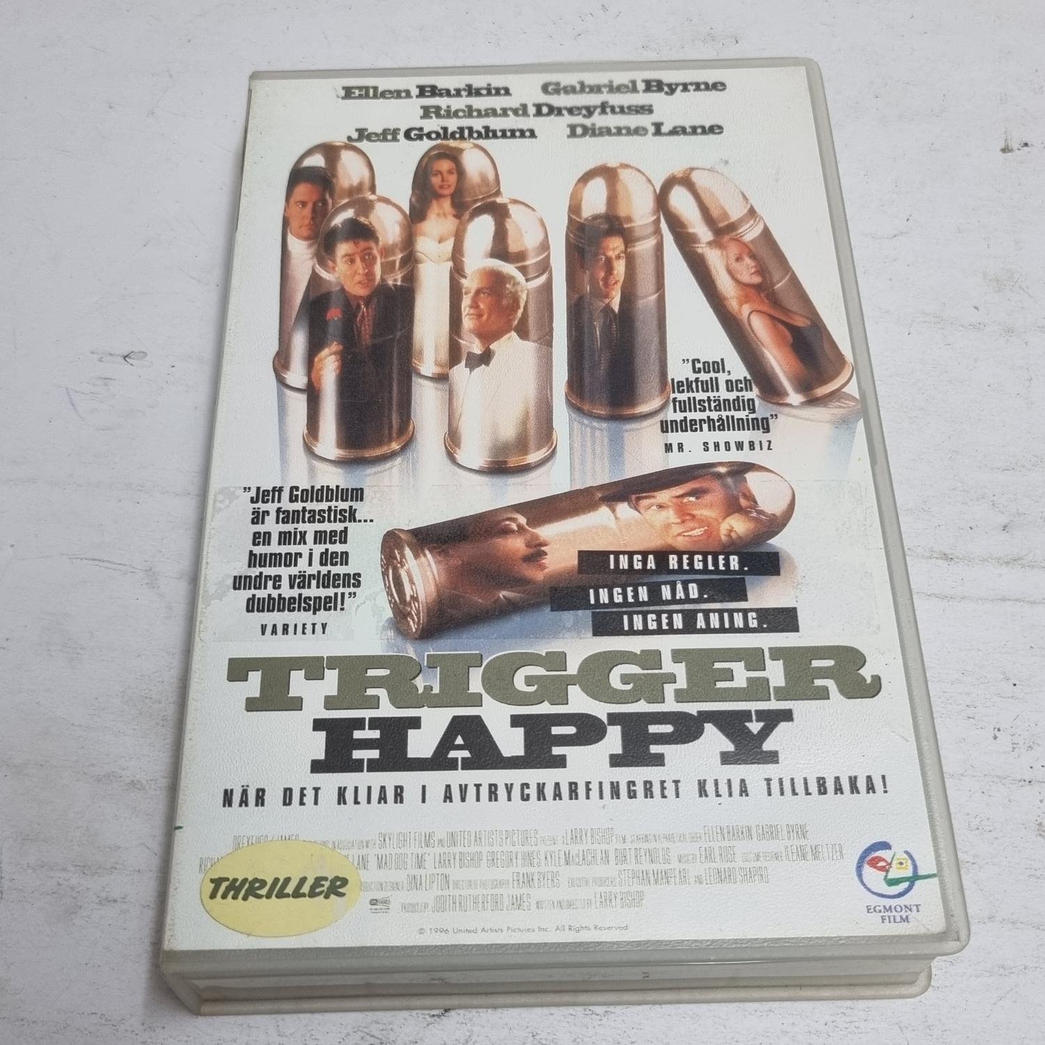 Trigger happy VHS film hyr | Köp från Askers_grums på Tradera (667165143)