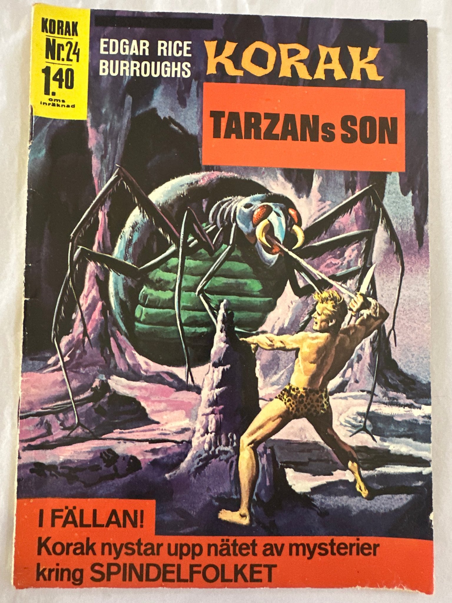 Korak Tarzans Son Nr 24 Edgar Rice Burroughs | Köp på Tradera (688858200)