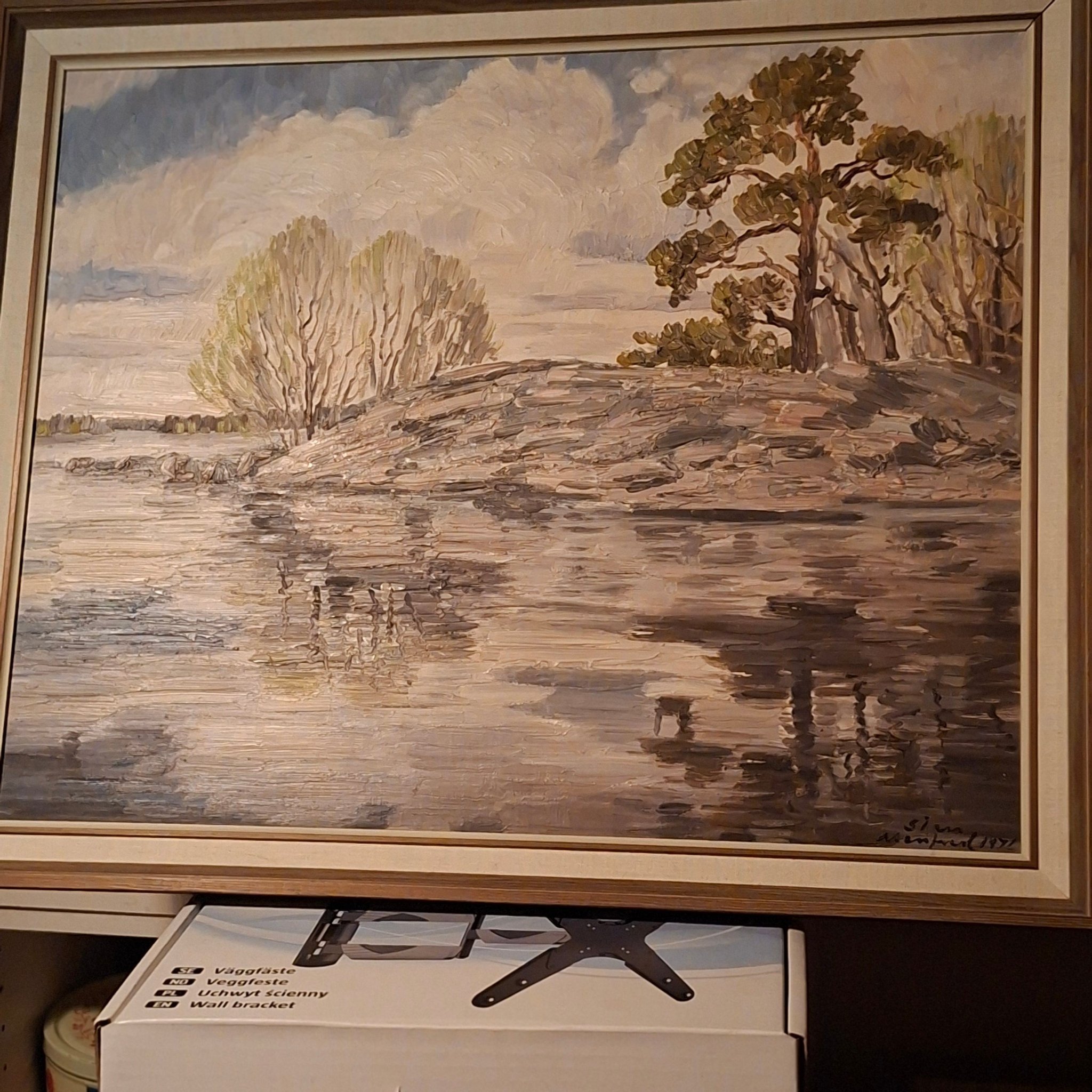 Oljemålning av S. Manford 1971 | Köp på Tradera (733819212)