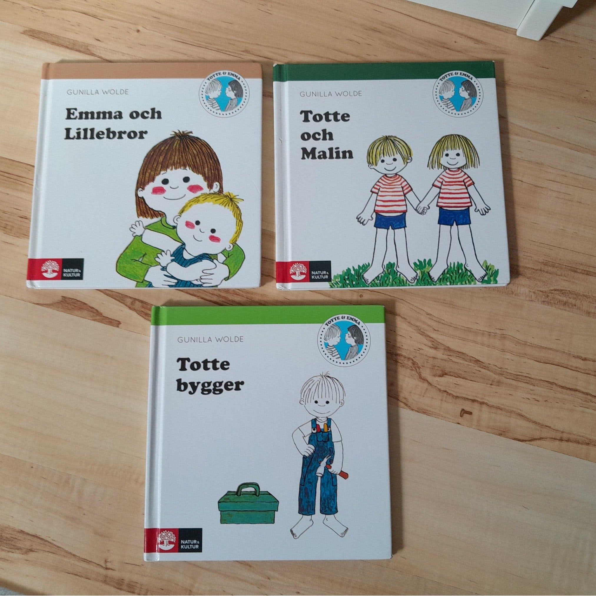 Se produkter som liknar 3 böcker av Gunilla Wolde, Em.. på Tradera ...