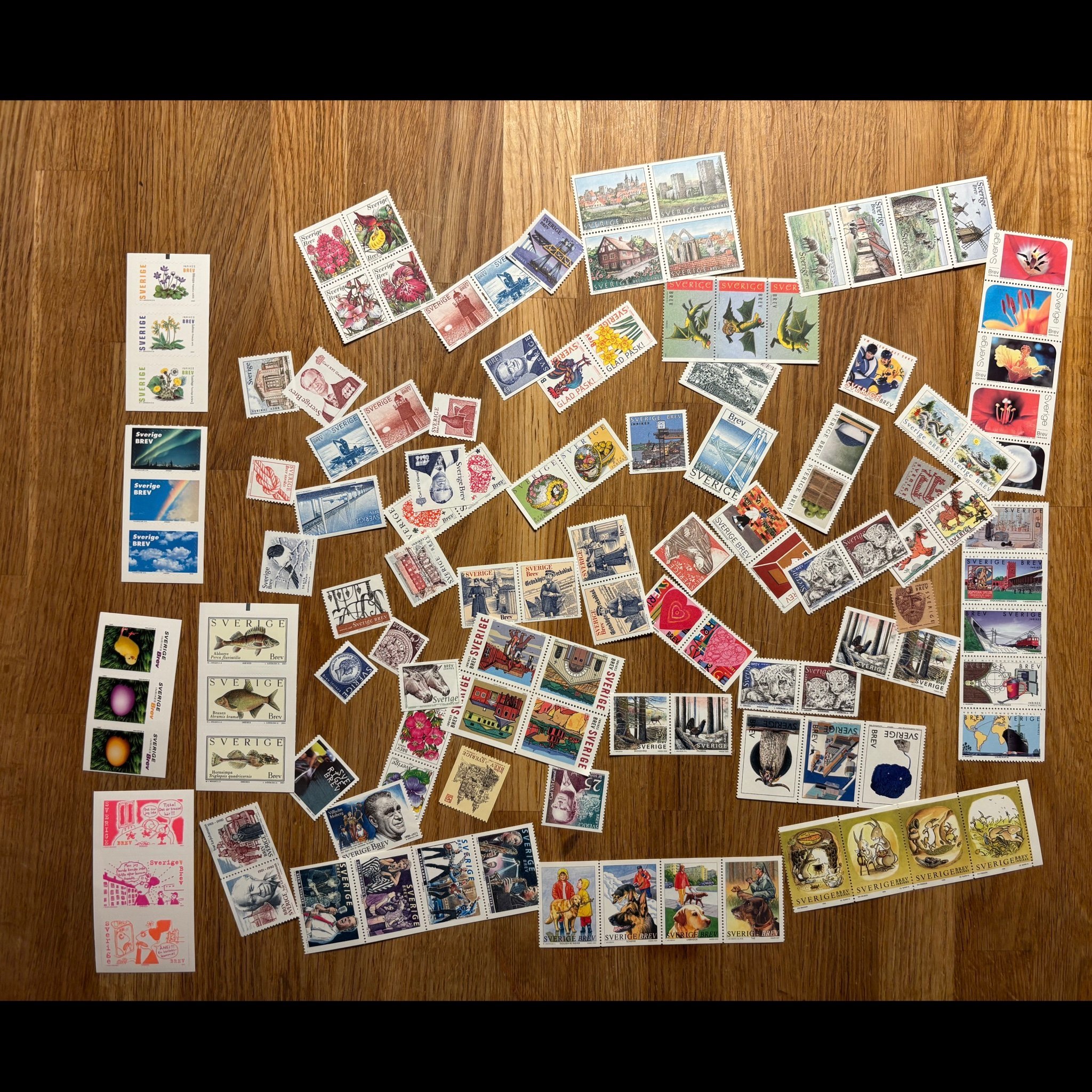 120 st postfriska frimärken INRIKES BREV. Nom 2.. | Köp på Tradera ...