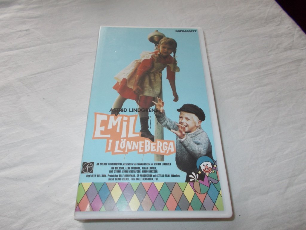 Astrid Lindgren Emil i Lönneberga VHS PAL SF Sv.. | Köp på Tradera ...