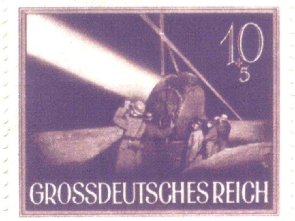 Tredje Riket - Frimärke 1944, spaning efter fie.. | Köp på Tradera ...