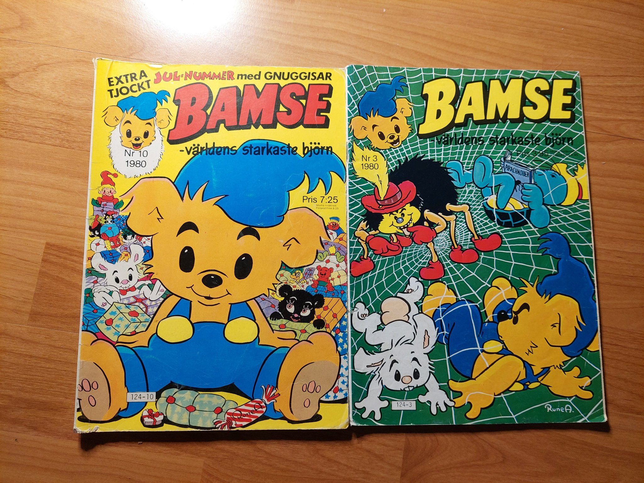 Två Bamse tidningar från 1980 . Nr 3 . Nr 10 | Köp på Tradera (693271883)