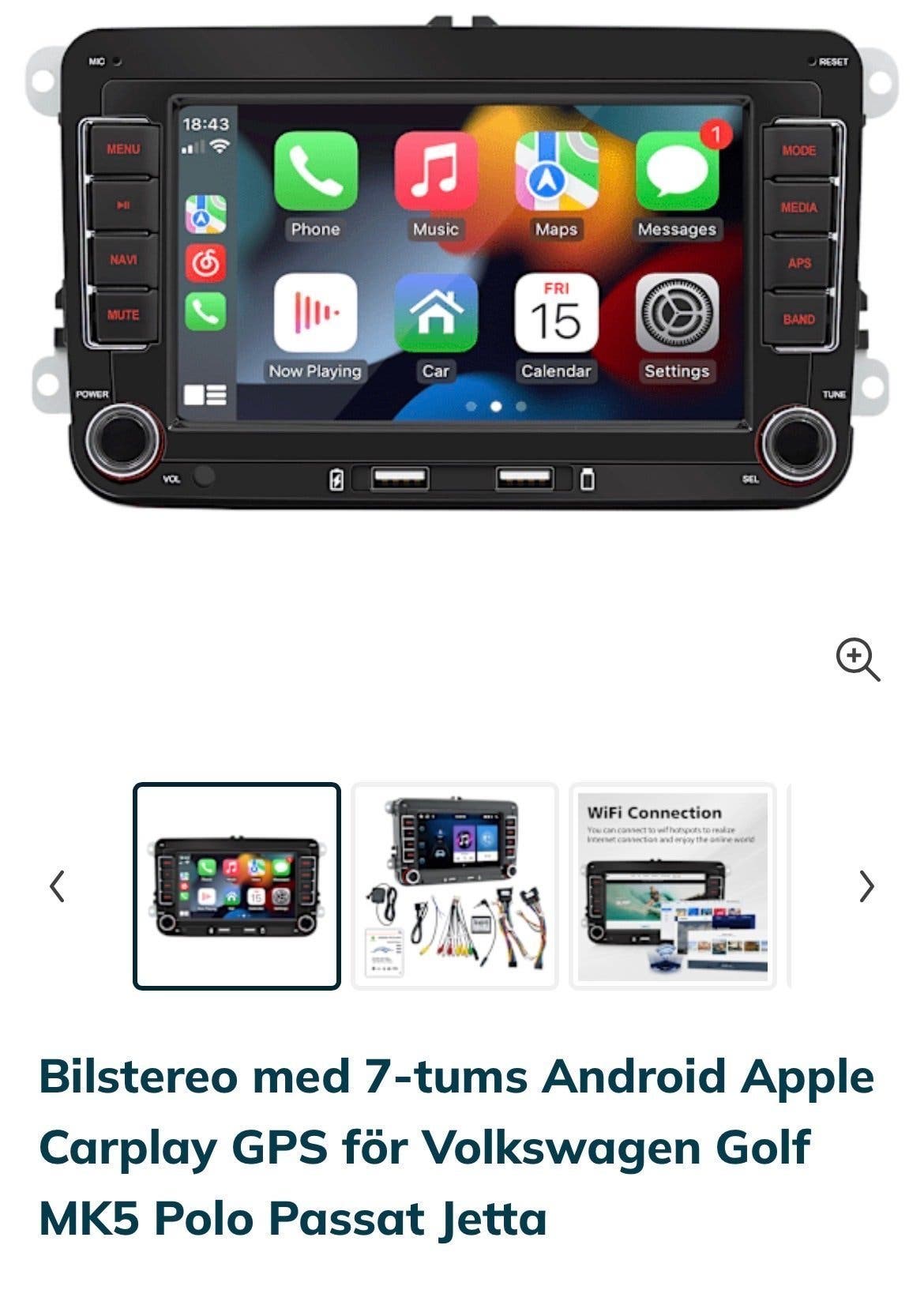 Se produkter som liknar Bilstereo med Android Apple C.. på Tradera ...