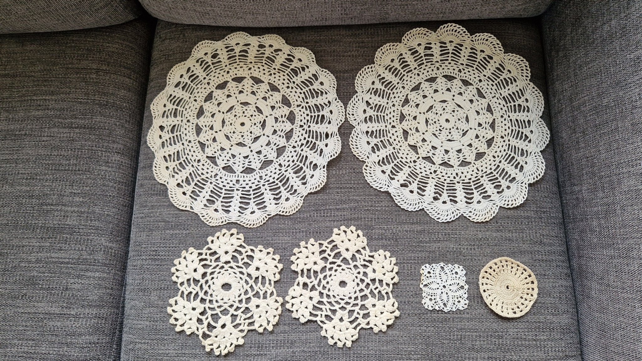 Vintage parti Virkade Dukar, underlä.. | Köp från B-A-V på Tradera ...