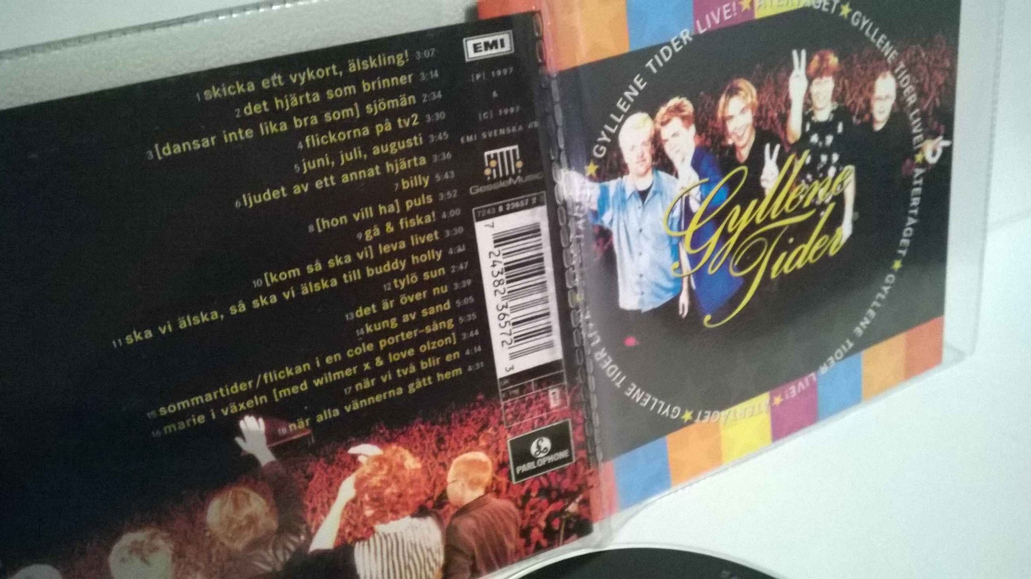 Gyllene Tider Återtåget Gyllene Tider Live CD p.. | Köp på Tradera ...