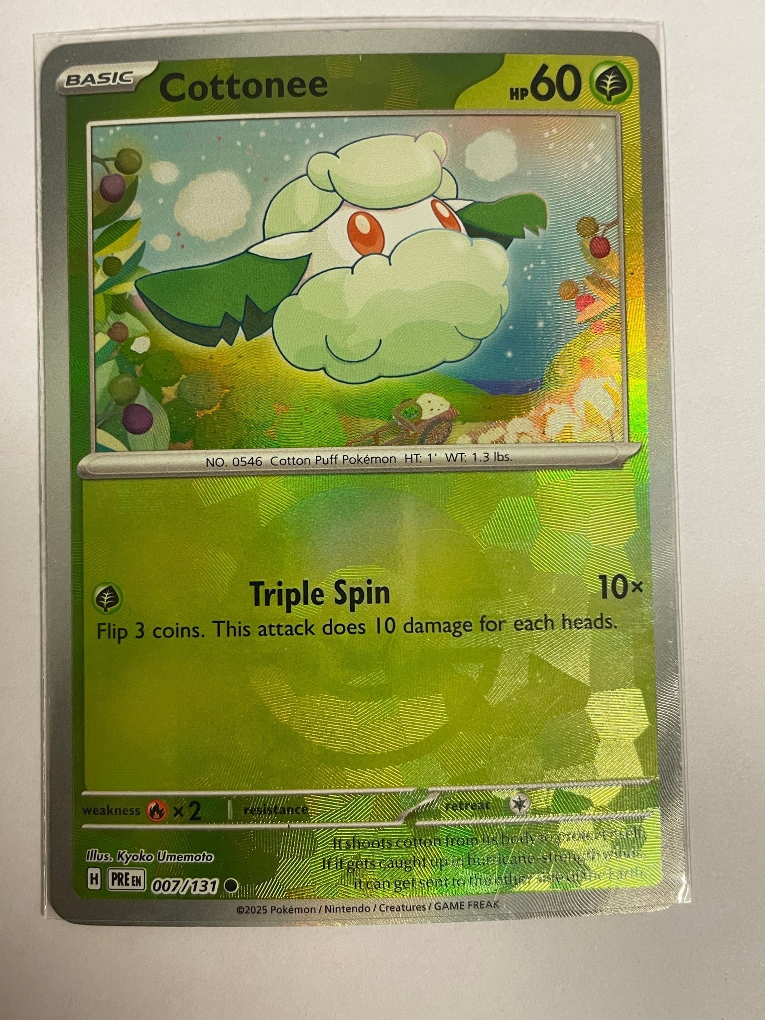 Cottonee - 007/131 poke ball | Köp på Tradera (681599104)