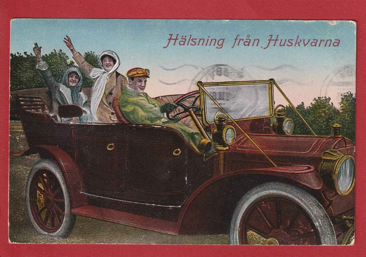 Se produkter som liknar Huskvarna. Bilkort med dragss.. på Tradera ...
