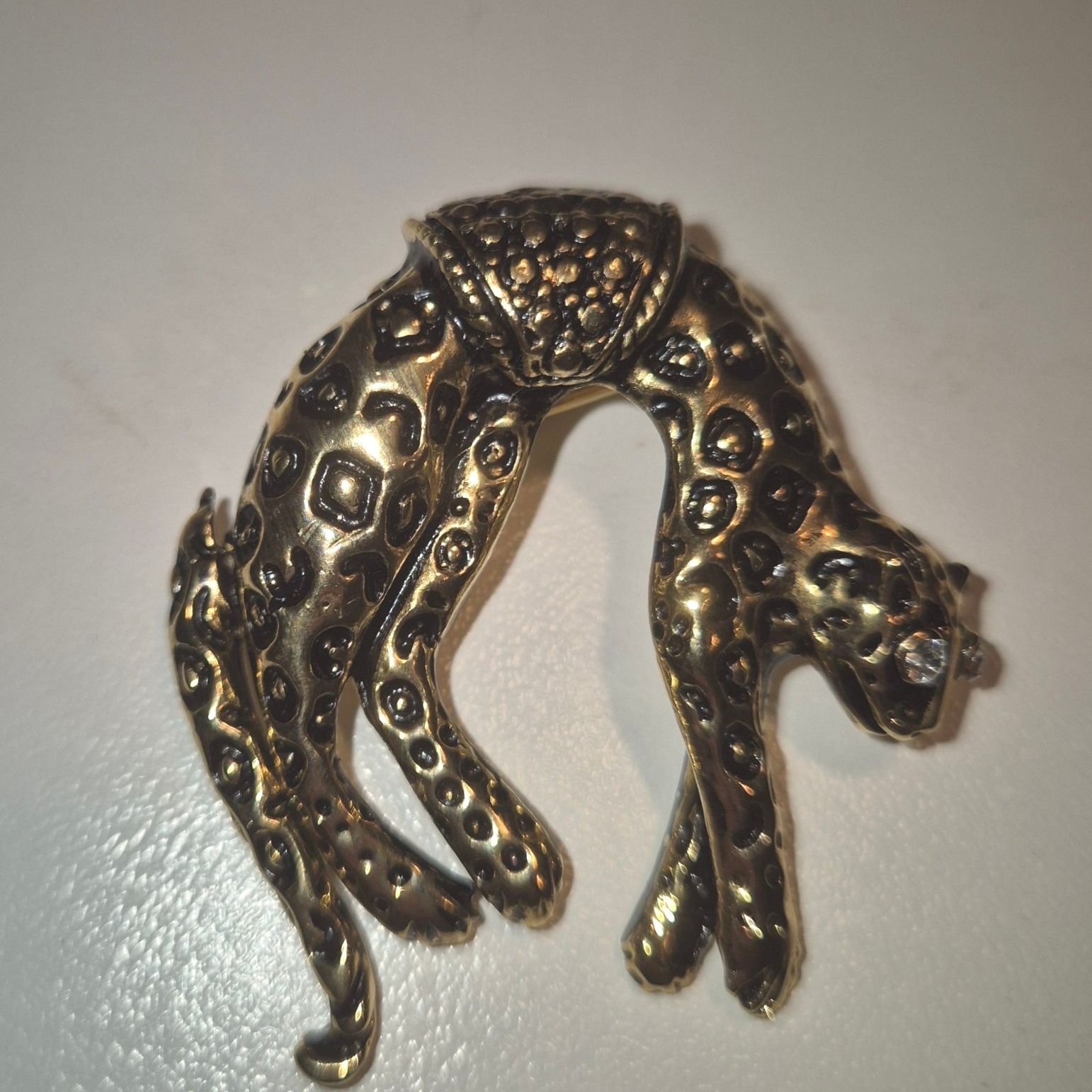 Ny/oanvänd ! Vintage brosch 1960/70-tal Leopard.. | Köp på Tradera ...