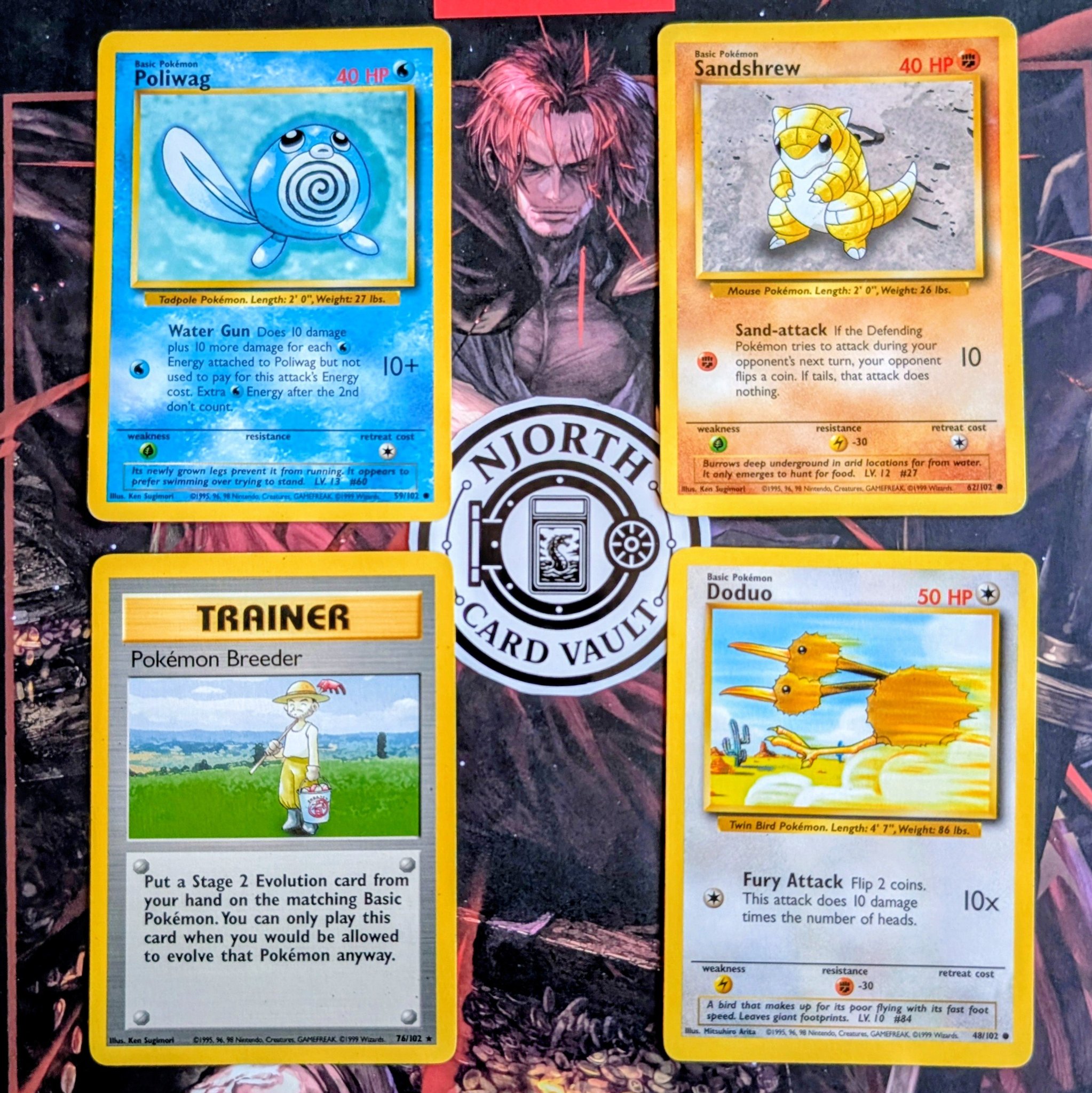 4st WOTC Base Set - Poliwa.. | Köp från NjorthCardVault på Tradera ...