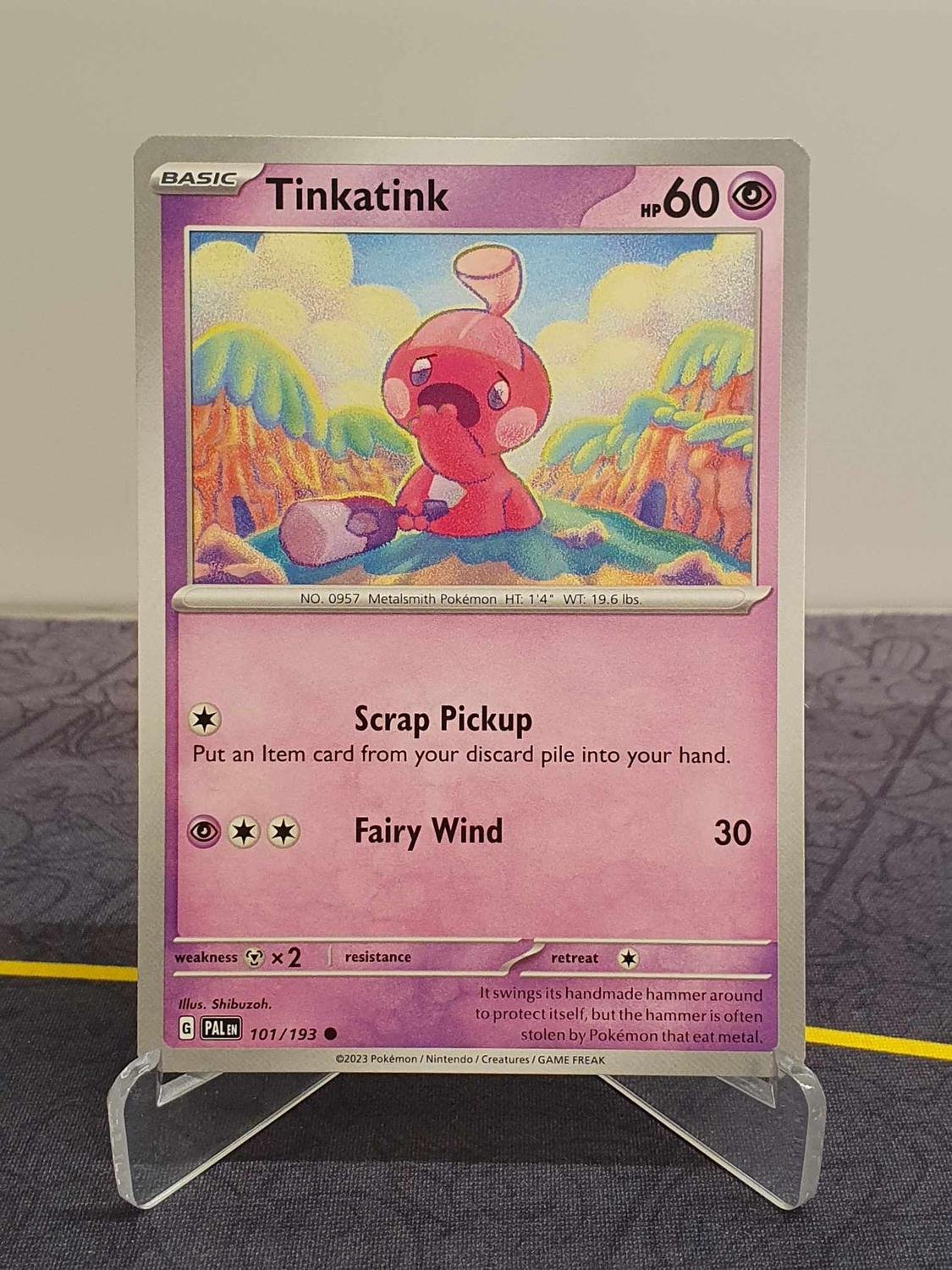 TINKATINK 101/193 - Paldea Evolved - Pokémon Kort | Köp på Tradera ...