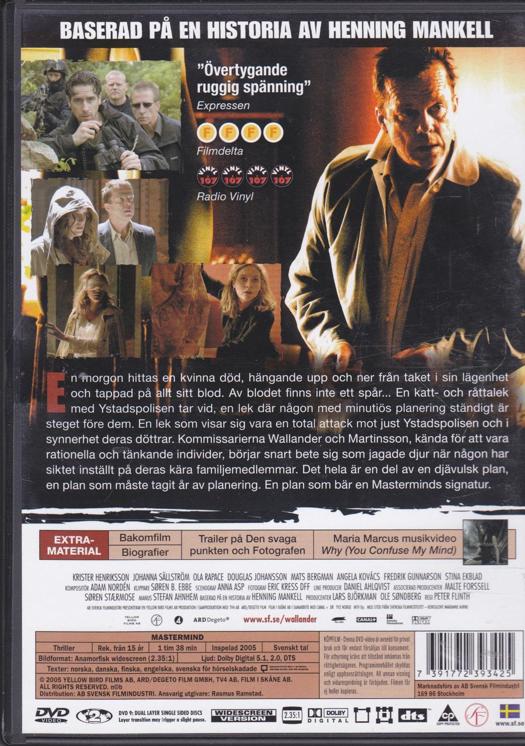 DVD / Wallander / Mastermind / Ola Rapace, Joha.. | Köp på Tradera ...