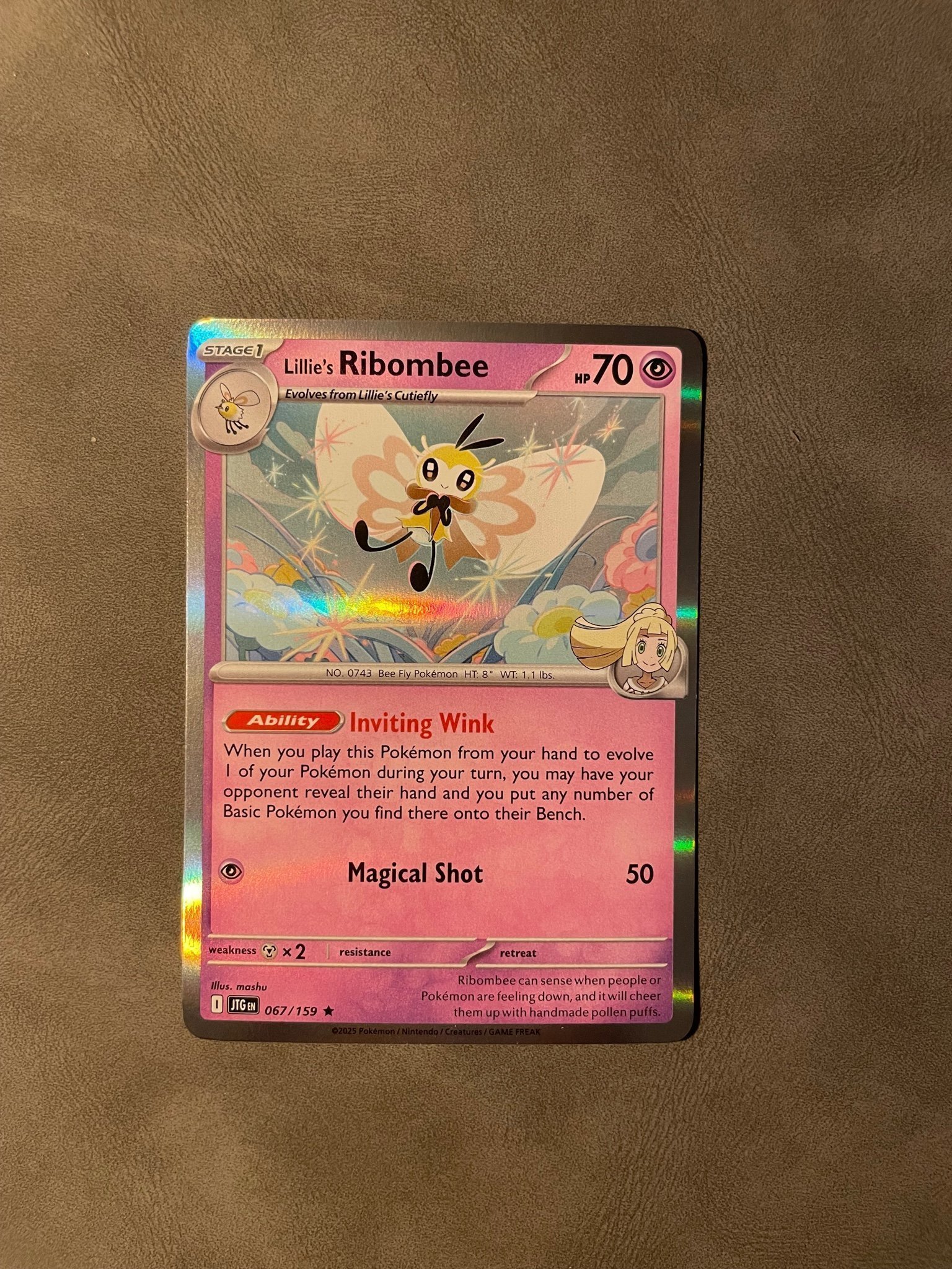 Lillie's Ribombee 67/159 Journey Together Pokem.. | Köp på Tradera ...