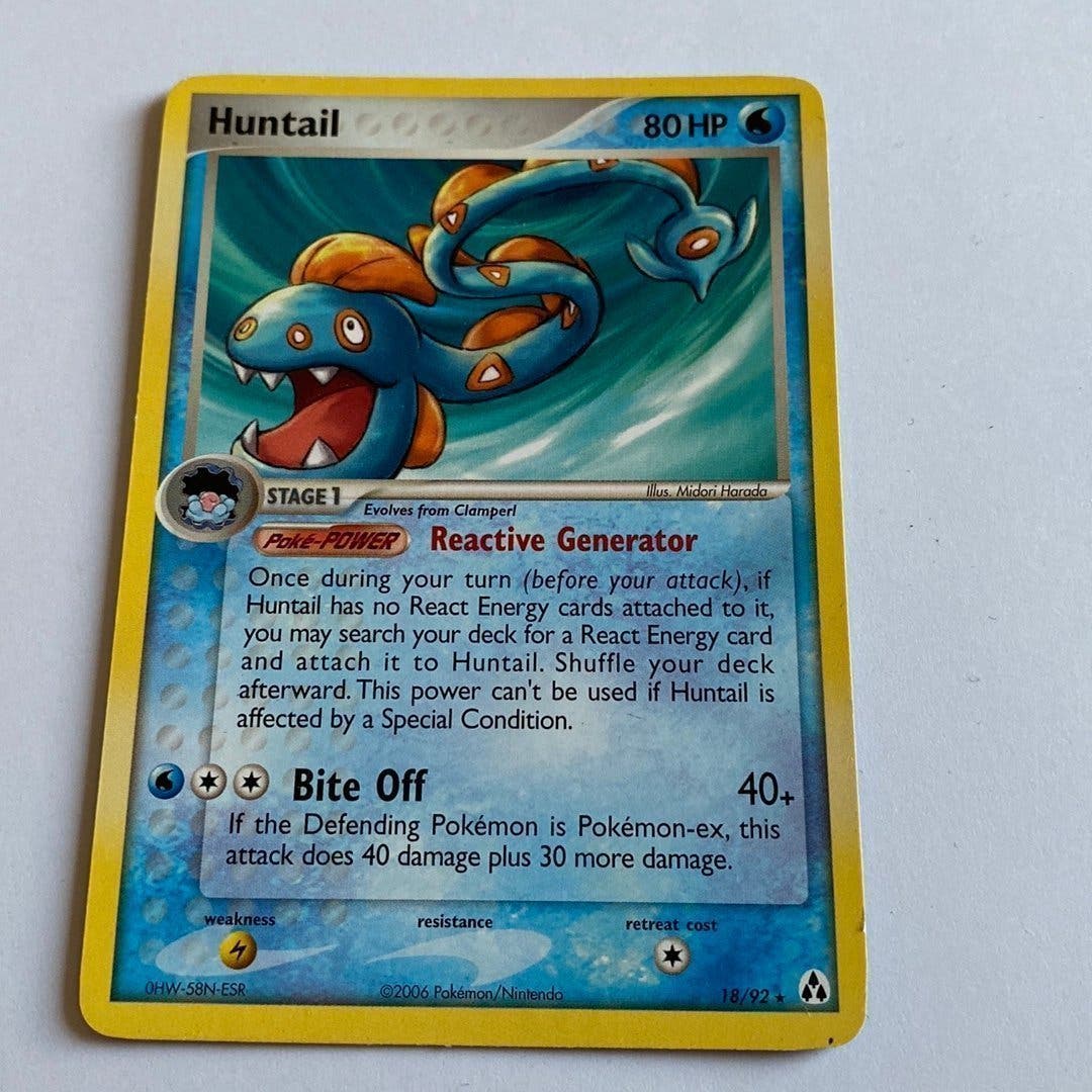 Se produkter som liknar Huntail Pokémonkort på Tradera (700569974)
