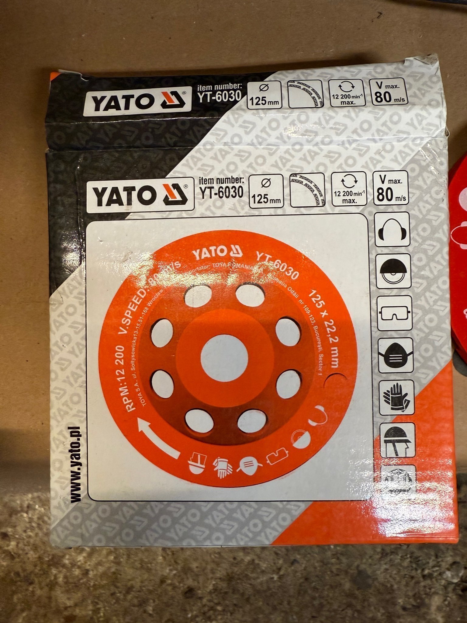 YATO Diamantslipskiva 125mm | Köp på Tradera (711402920)