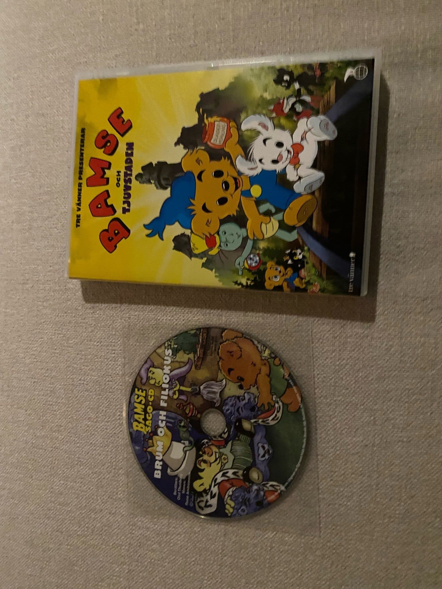 Bamse och Tjuvstaden DVD och Bamse Brum och Fil.. | Köp på Tradera ...