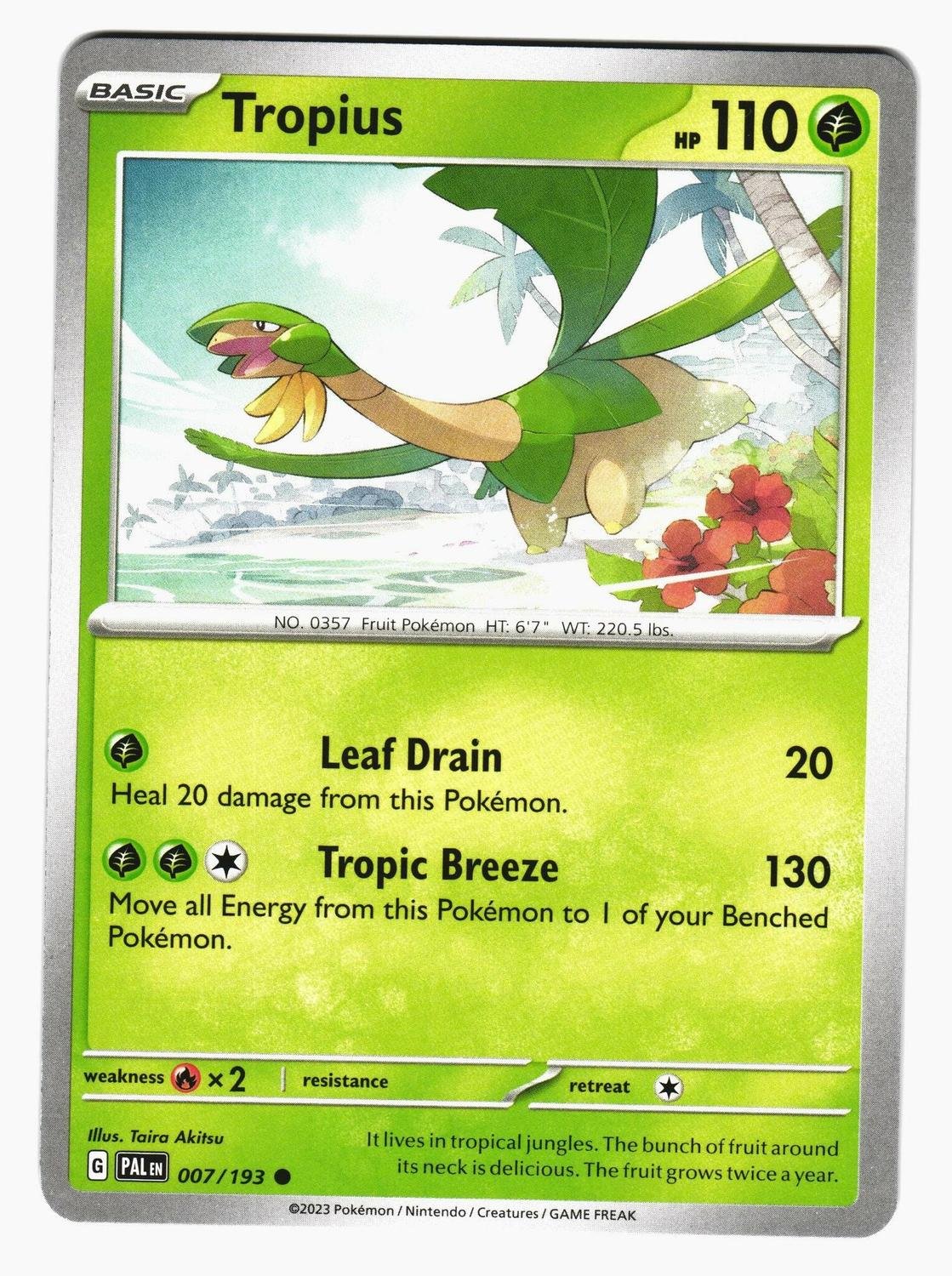 Tropius Common 007/193 Paldea E.. | Köp från RaCardShop på Tradera ...