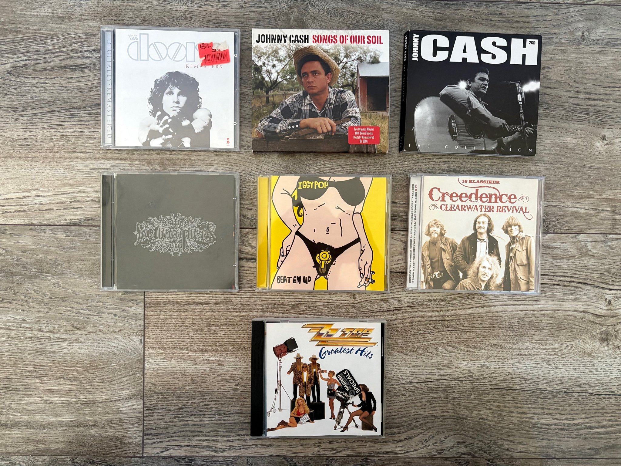 Blandad cd samling The Doors, cash, ccr, zz top.. | Köp på Tradera ...