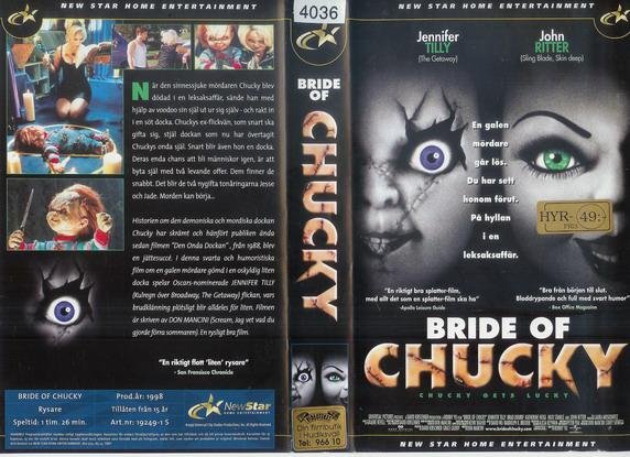 BRIDE OF CHUCKY (VHS) | Köp från Boa-skivakuten på Tradera (690700870)