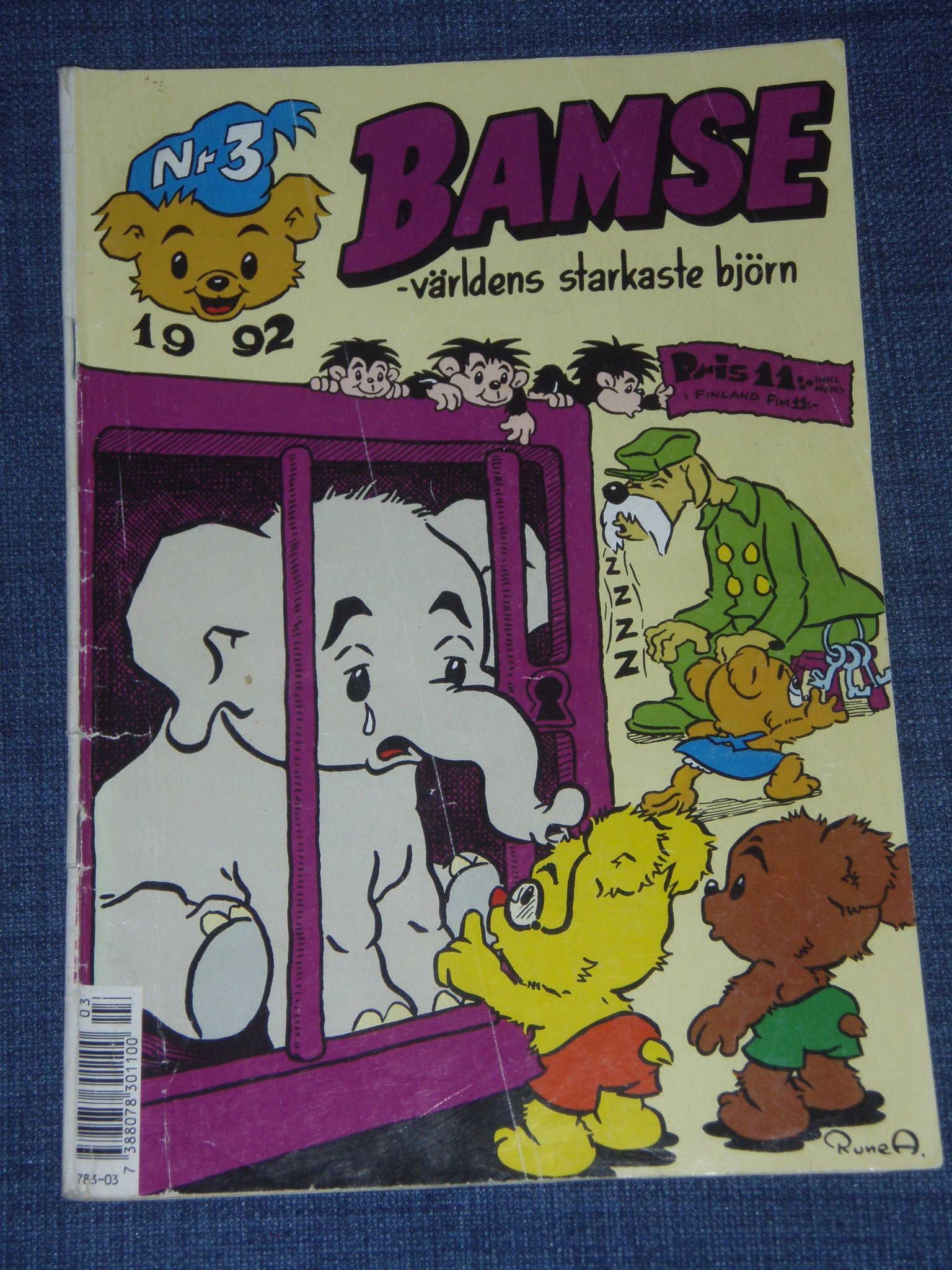 Se produkter som liknar Bamse 3/1992 i bra skick på Tradera (695431881)