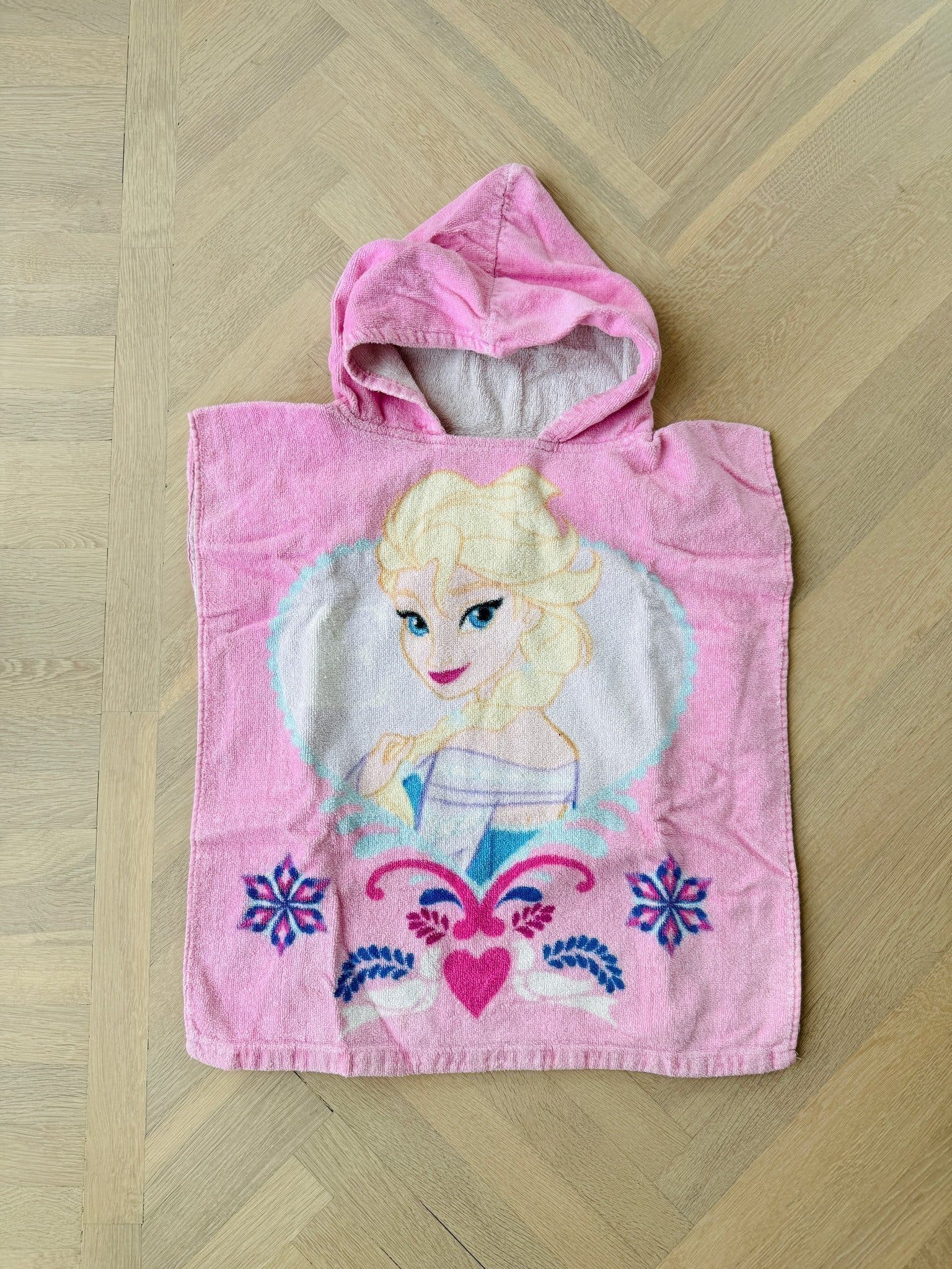 Badponcho barn handduk Frost – Elsa & Anna | Köp på Tradera (720725141)