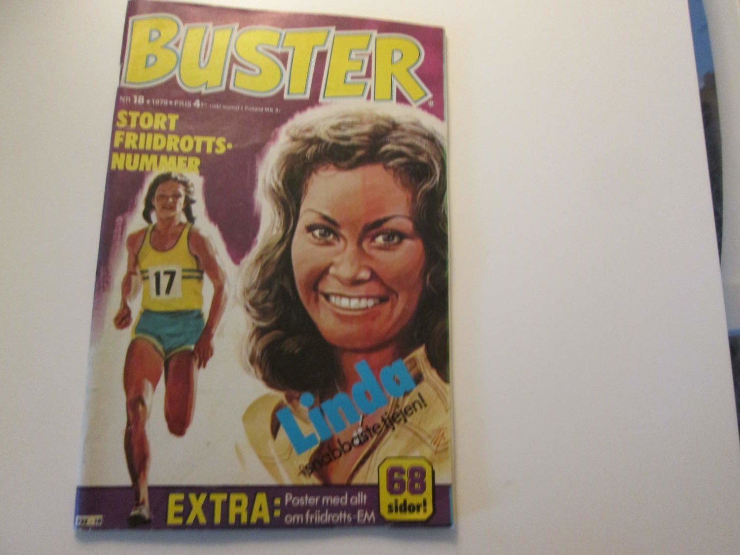 BUSTER NR 18 / 1978 LINDA HAGLUND IDOLBILD INGE.. | Köp på Tradera ...