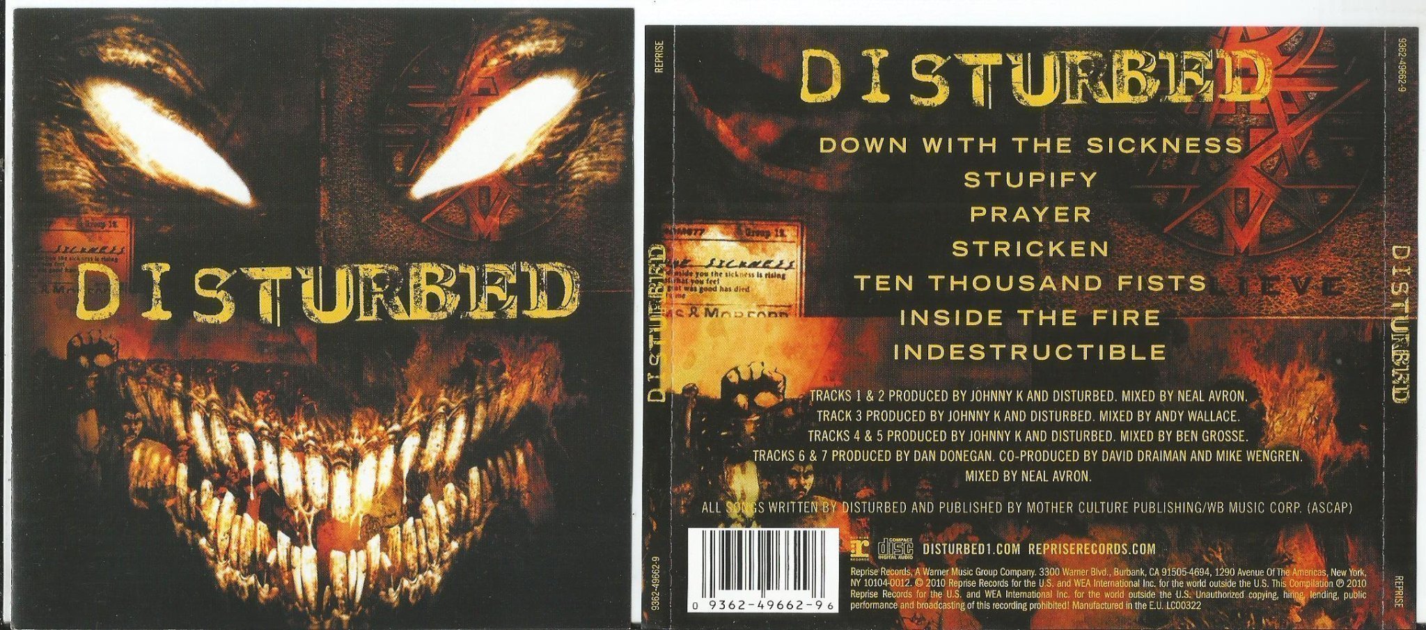 DISTURBED - (CD 2010) (407673807) ᐈ Köp på Tradera