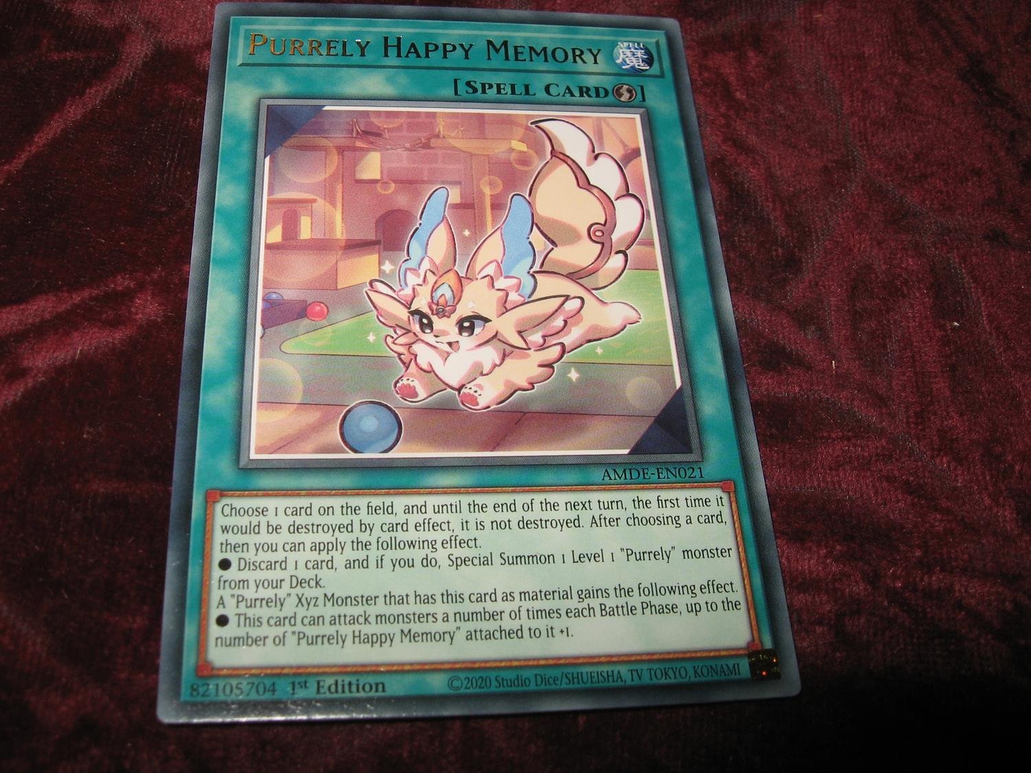 YU-GI-OH PURRELY HAPPY MEMORY AMDE-EN021 | Köp på Tradera (587529642)