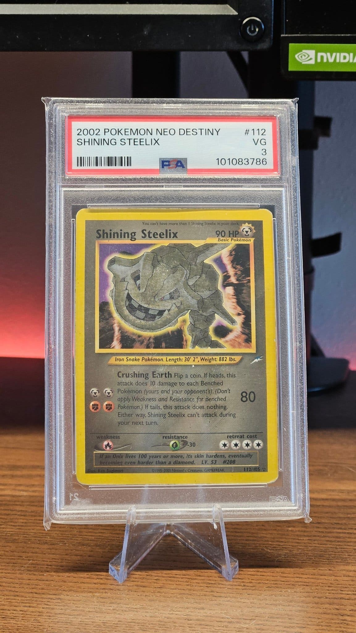 Shining Steelix - Neo Destiny - PSA 3 | Köp på Tradera (681873564)