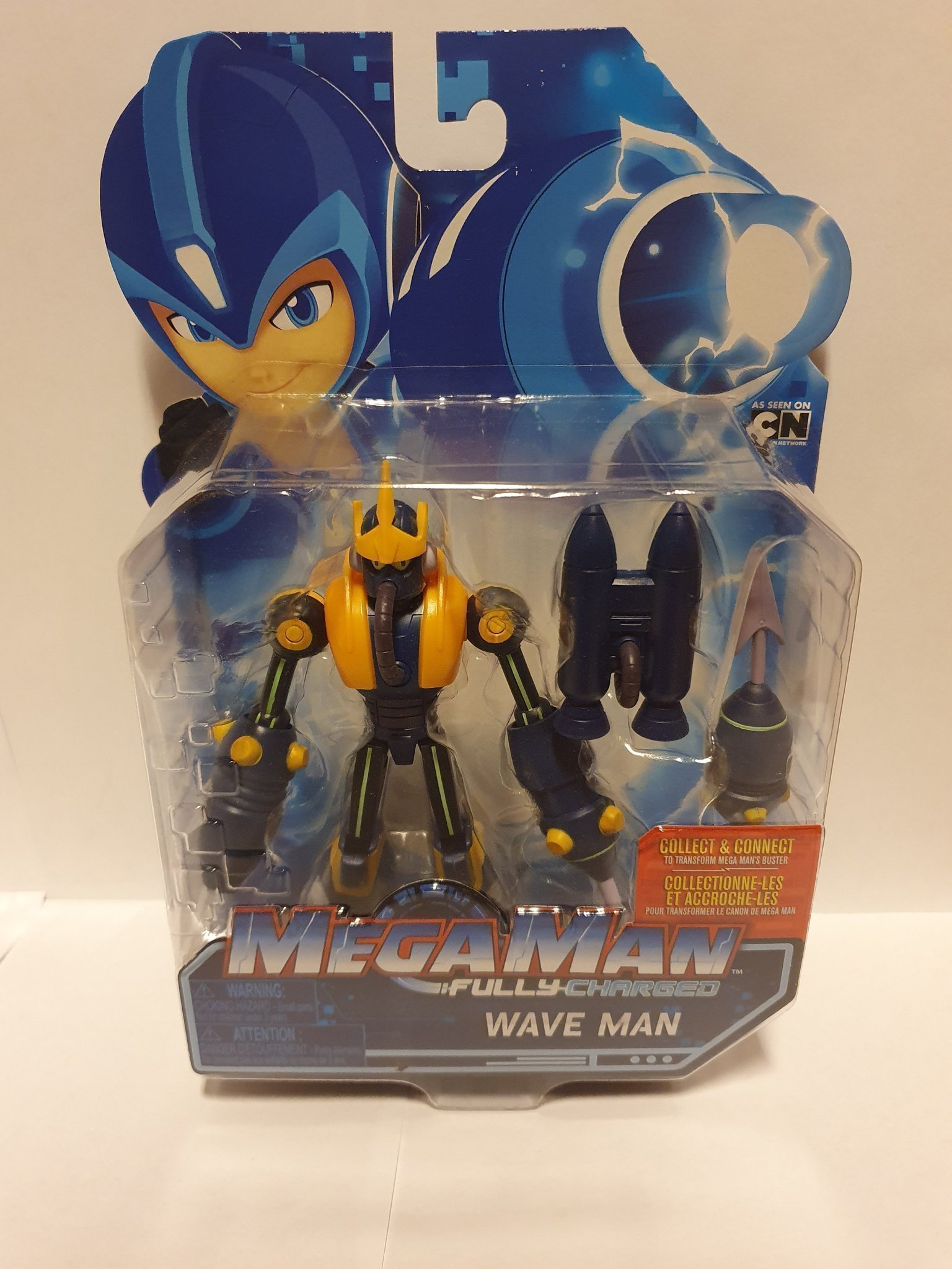 Wave Man, Mega Man Fully Charged, Cartoon Netw.. | Köp på Tradera ...