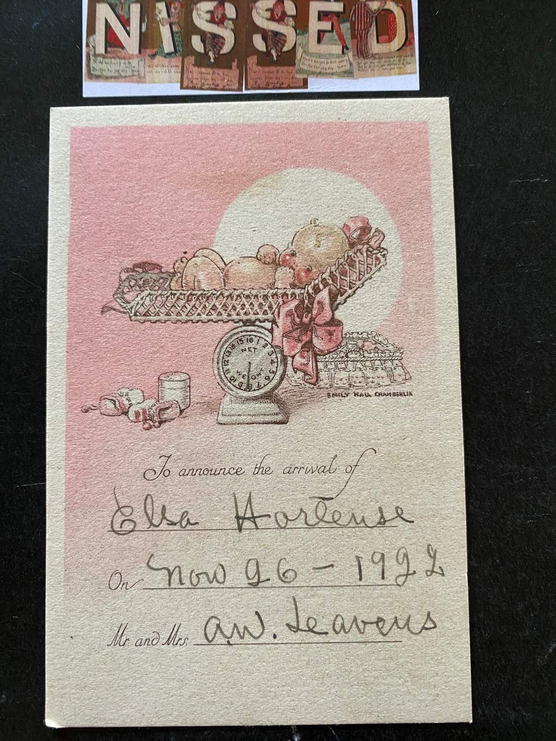 Se produkter som liknar Litet kort signerat Emily Mal.. på Tradera ...