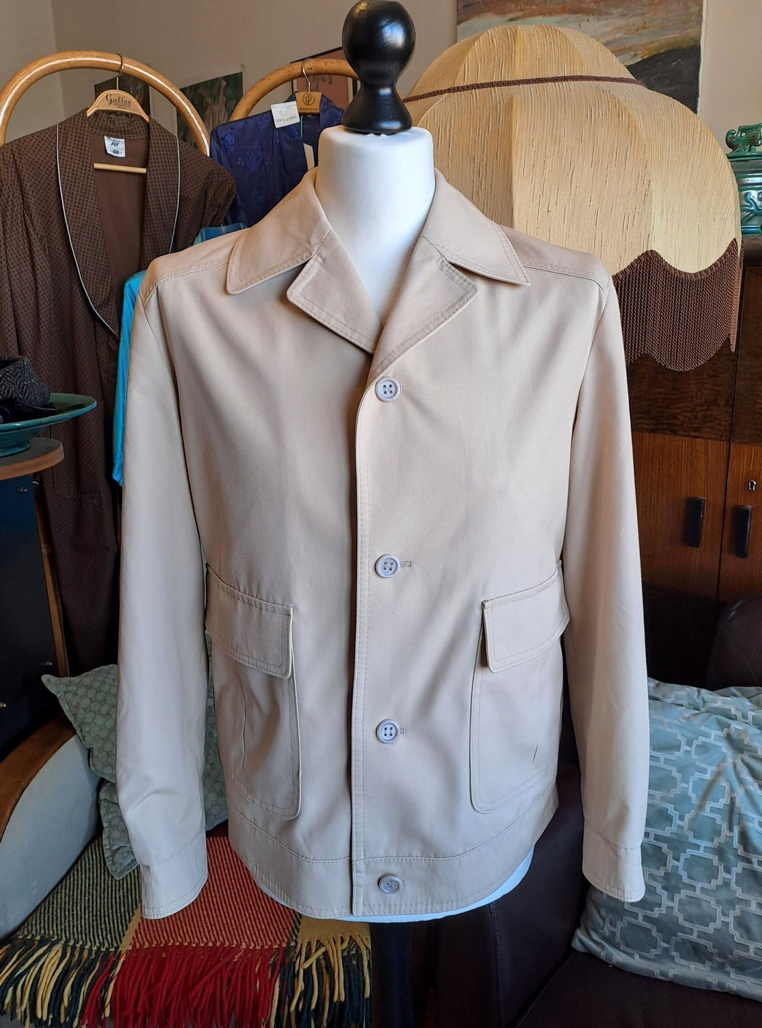 VINTAGE 60-TAL 70-TAL Tunn jacka ricky jacket h.. | Köp på Tradera ...