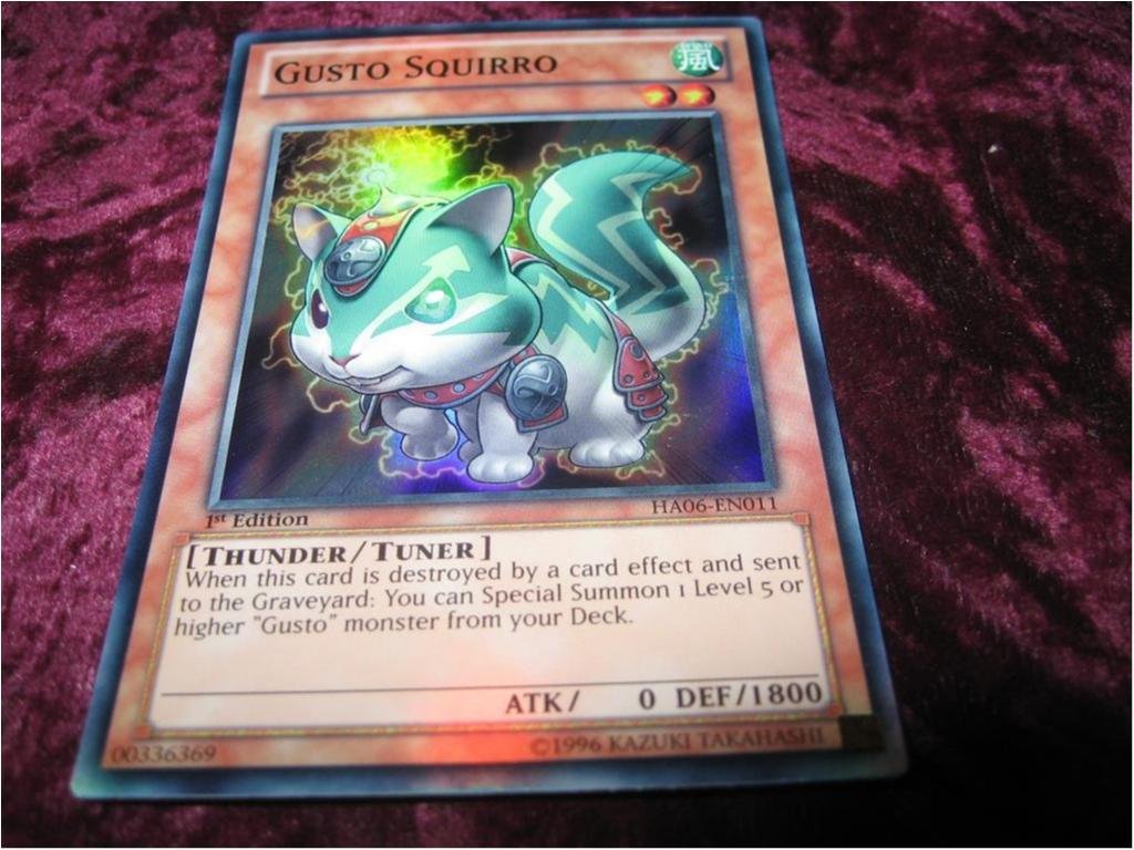 YU-GI-OH GUSTO SQUIRRO FOILAT HA06.. | Köp från ghost 64 på Tradera ...
