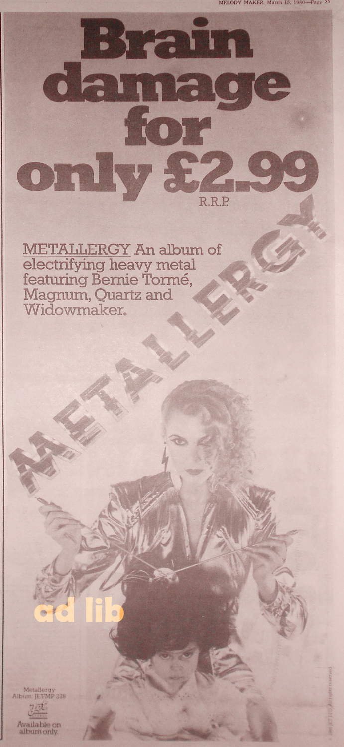 METALLERGY - HEAVY METAL BRAIN DAMAGE COMPILATI.. | Köp på Tradera ...