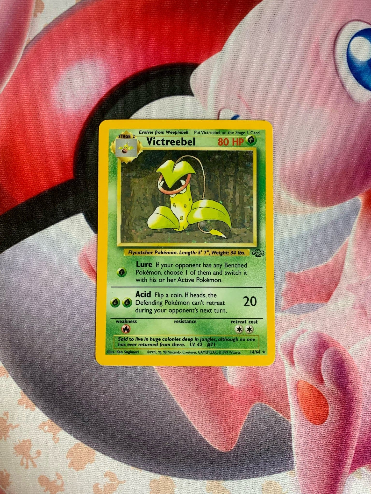 Holo Victreebel #14 Pokemon Jungle - Pokémonkort | Köp på Tradera ...