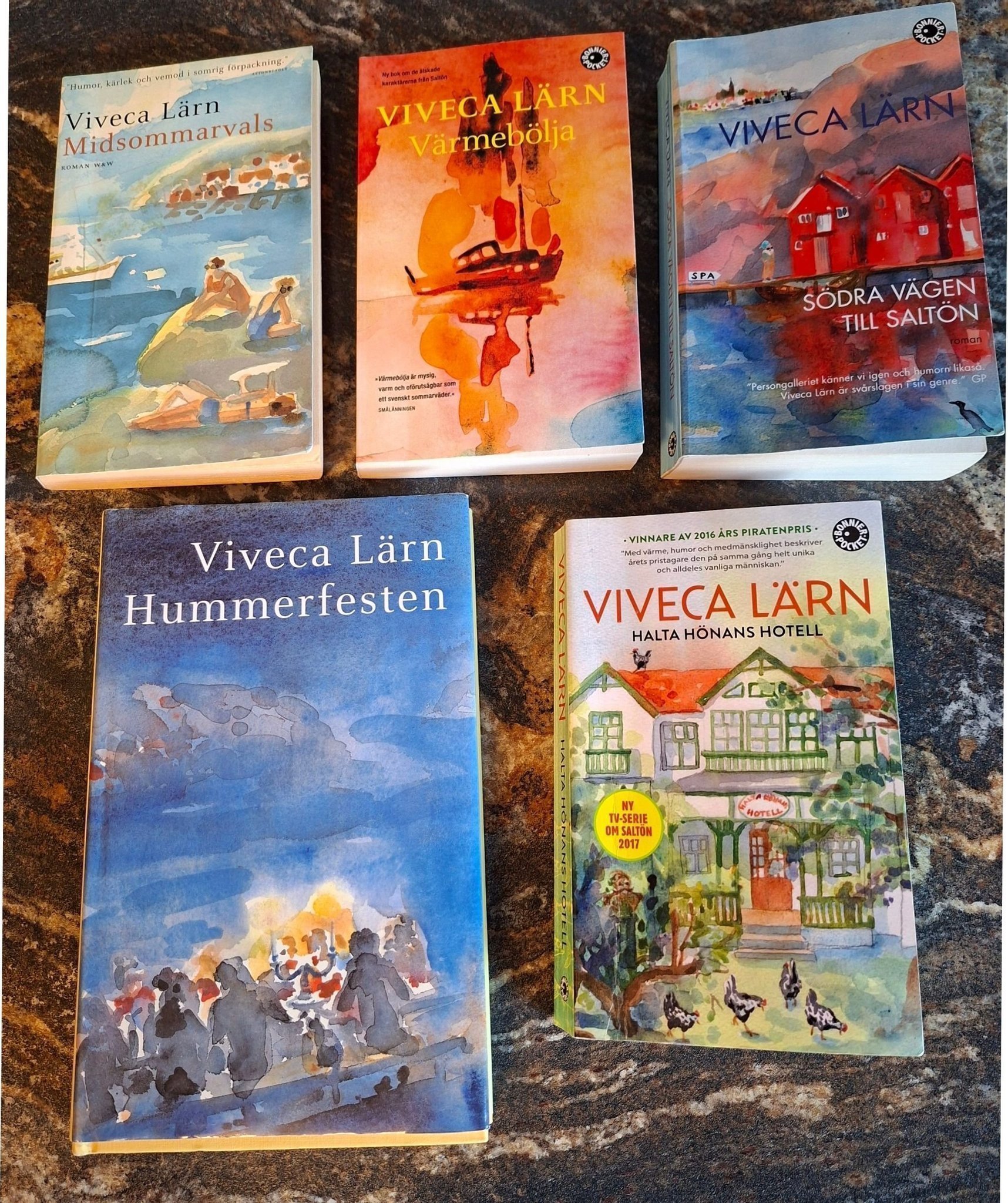 Viveca Lärn Böcker - Midsommarvals, Värmebölja,.. | Köp på Tradera ...