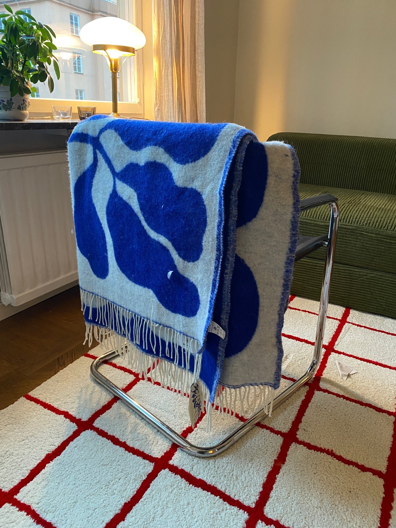 ARKET Linnea Andersson x klippan ull pläd, helt.. | Köp på Tradera ...