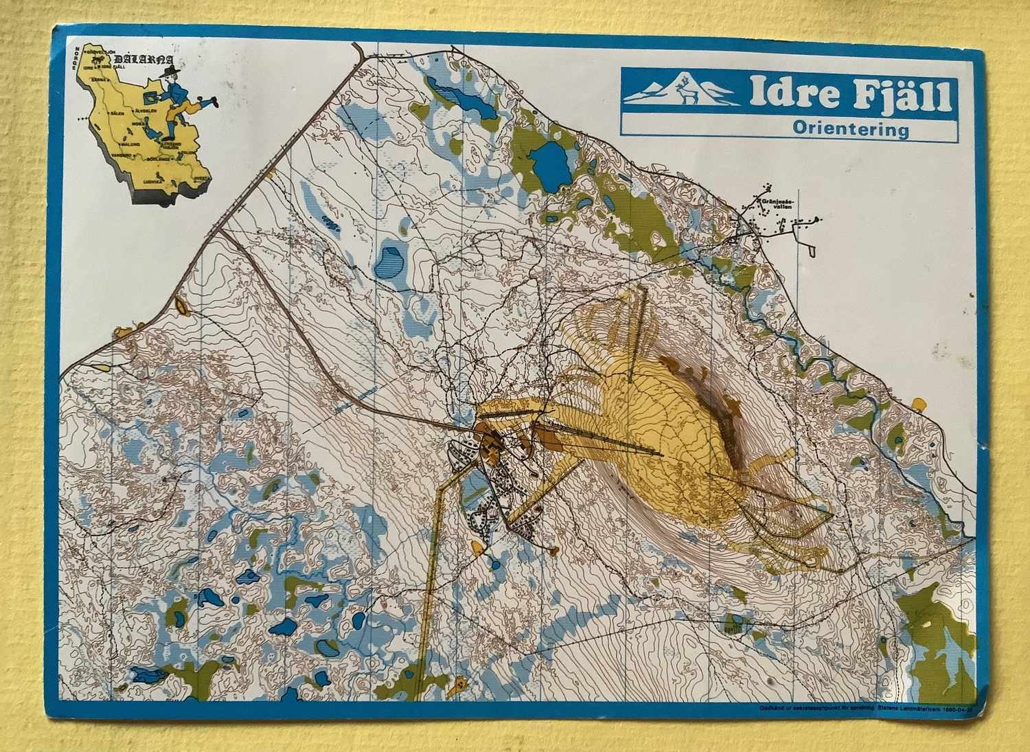 Kort Idre Fjäll Orientering KART-BOSSE | Köp på Tradera (597363905)