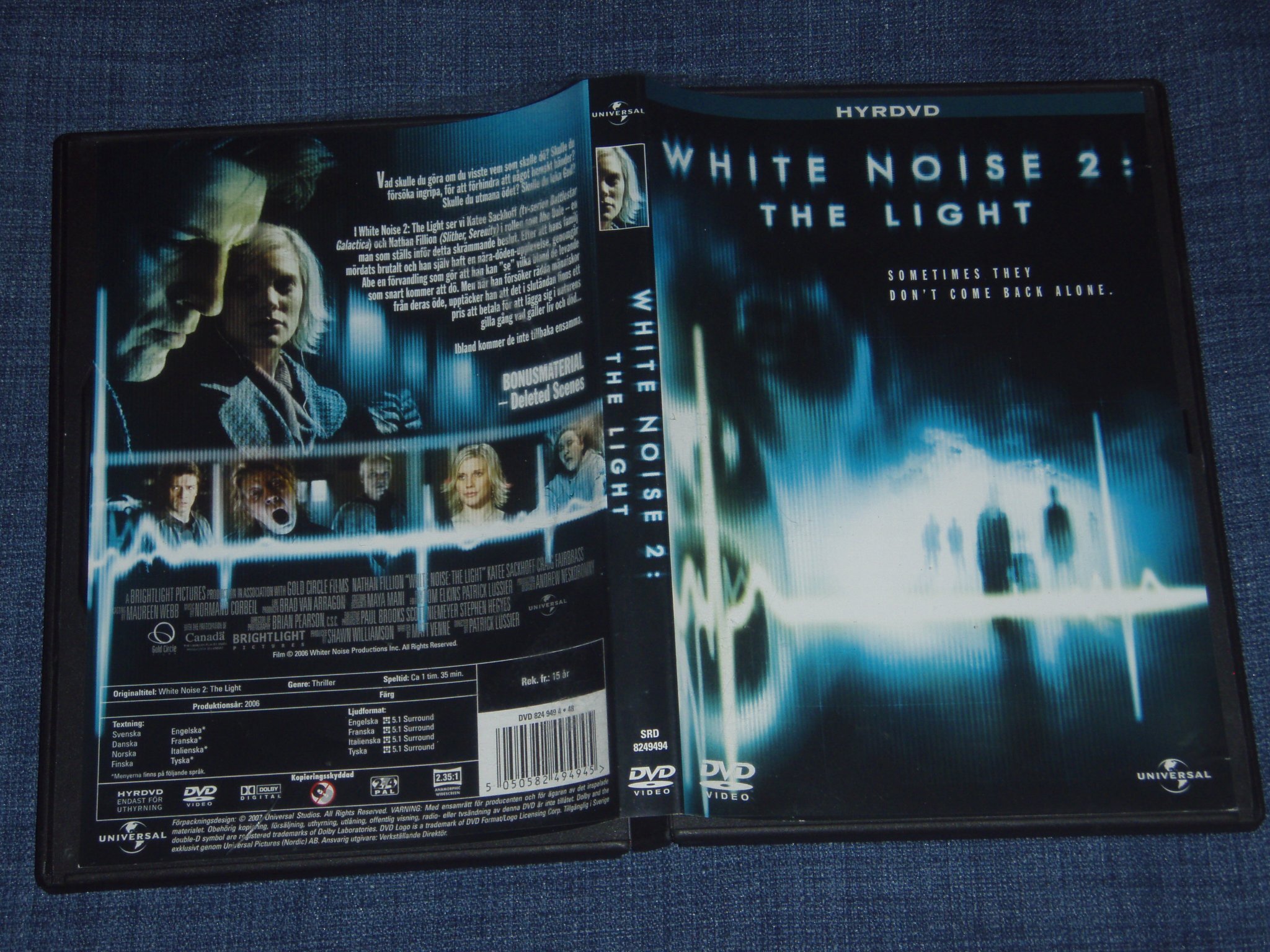 White Noice 2 The Light DVD Engelskt ljud & sve.. | Köp på Tradera ...