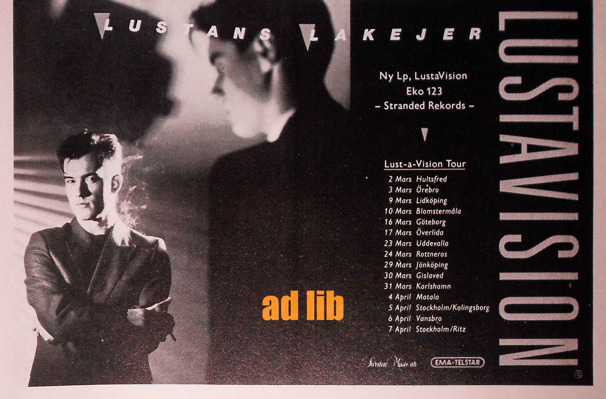 LUSTANS LAKEJER - LUST-A-VISION TOUR TIDNINGSAN.. | Köp på Tradera (540557006)