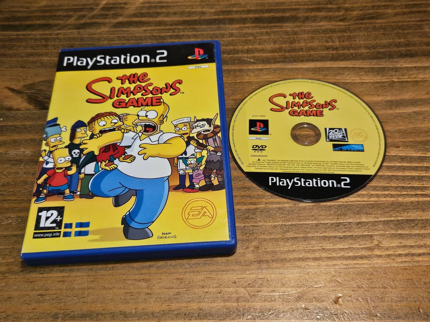THE SIMPSONS GAME SVENSK UTGÅVA PS2 BEG | Köp på Tradera (650181549)