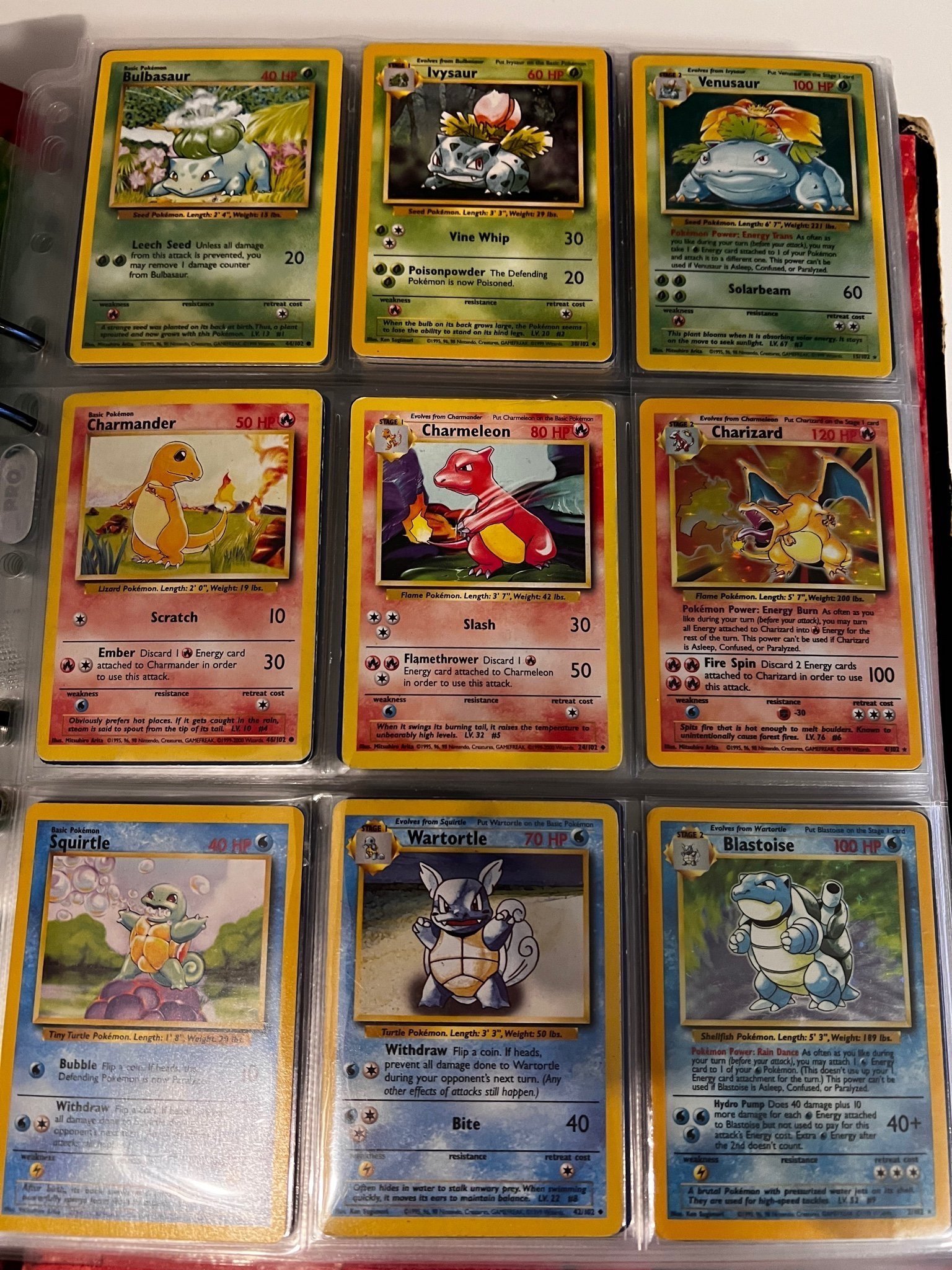 Komplett samling 1:a generationens Pokémon kort | Köp på Tradera ...