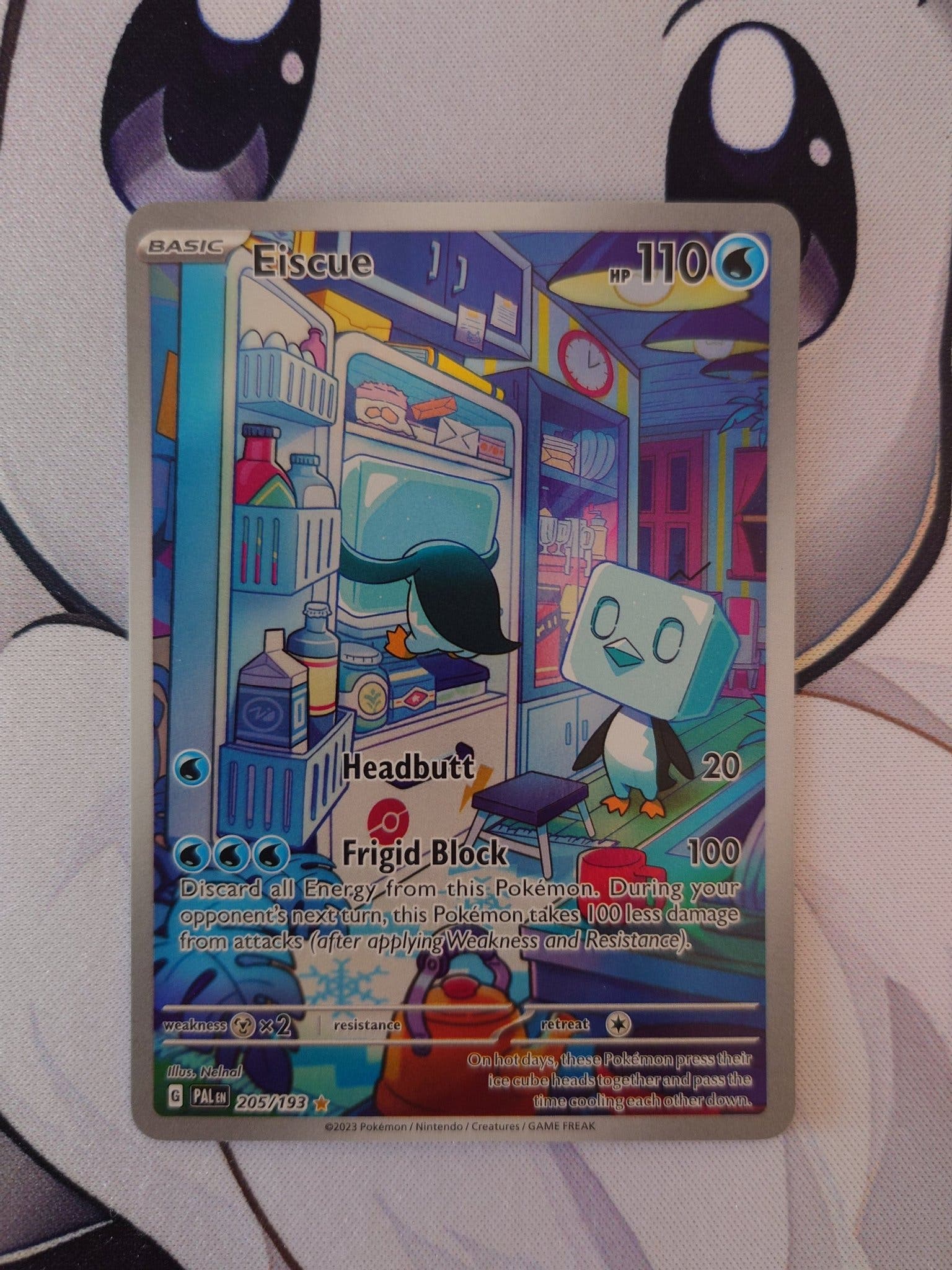 Pokémon - eiscue 205/193 illustration rare, pal.. | Köp på Tradera ...