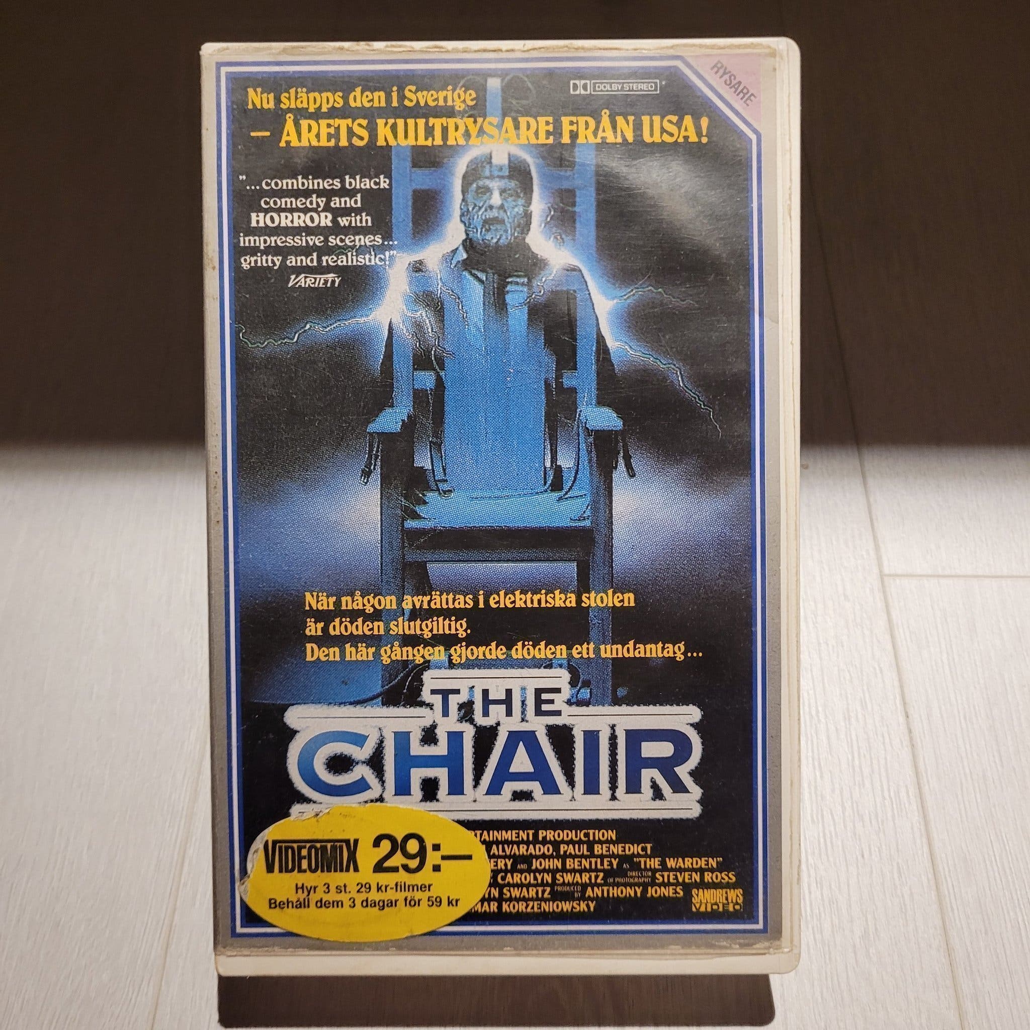 The chair / Sonet / VHS | Köp på Tradera (717568057)