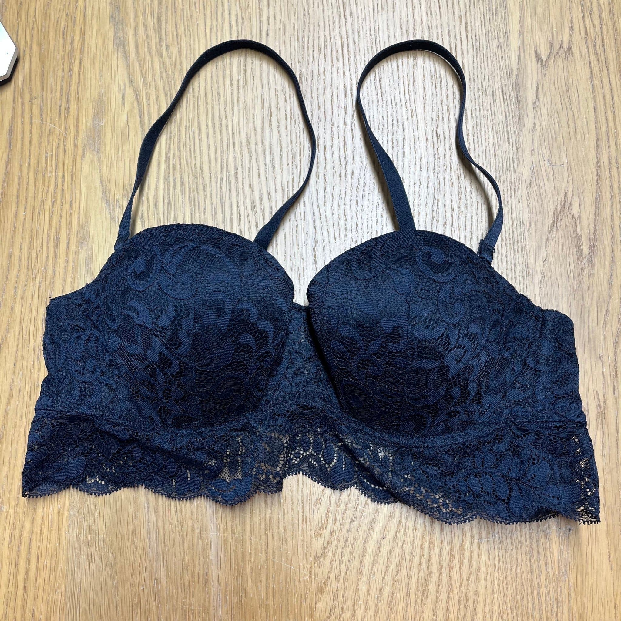 Svart bh multi-way axelbandslös bralette 75 B | Köp på Tradera (698689720)