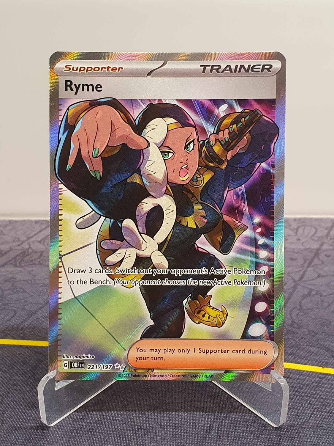 RYME 221/197 - Ultra Rare Full Art Trainer - Ob.. | Köp på Tradera ...