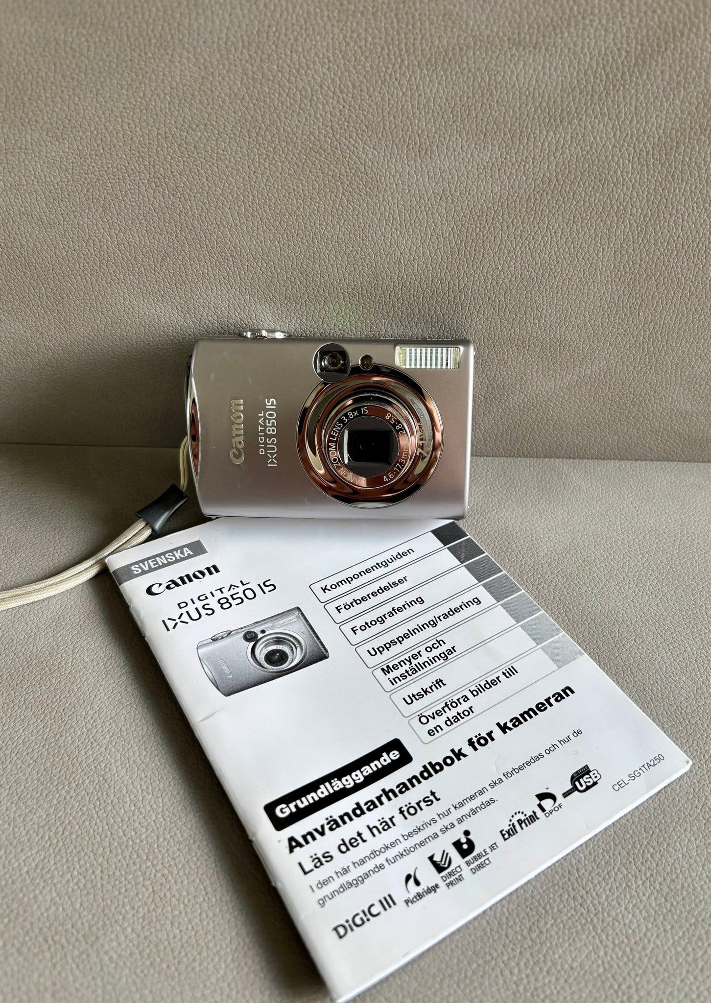 Se produkter som liknar Canon Digital IXUS 850 IS på Tradera (736373551)