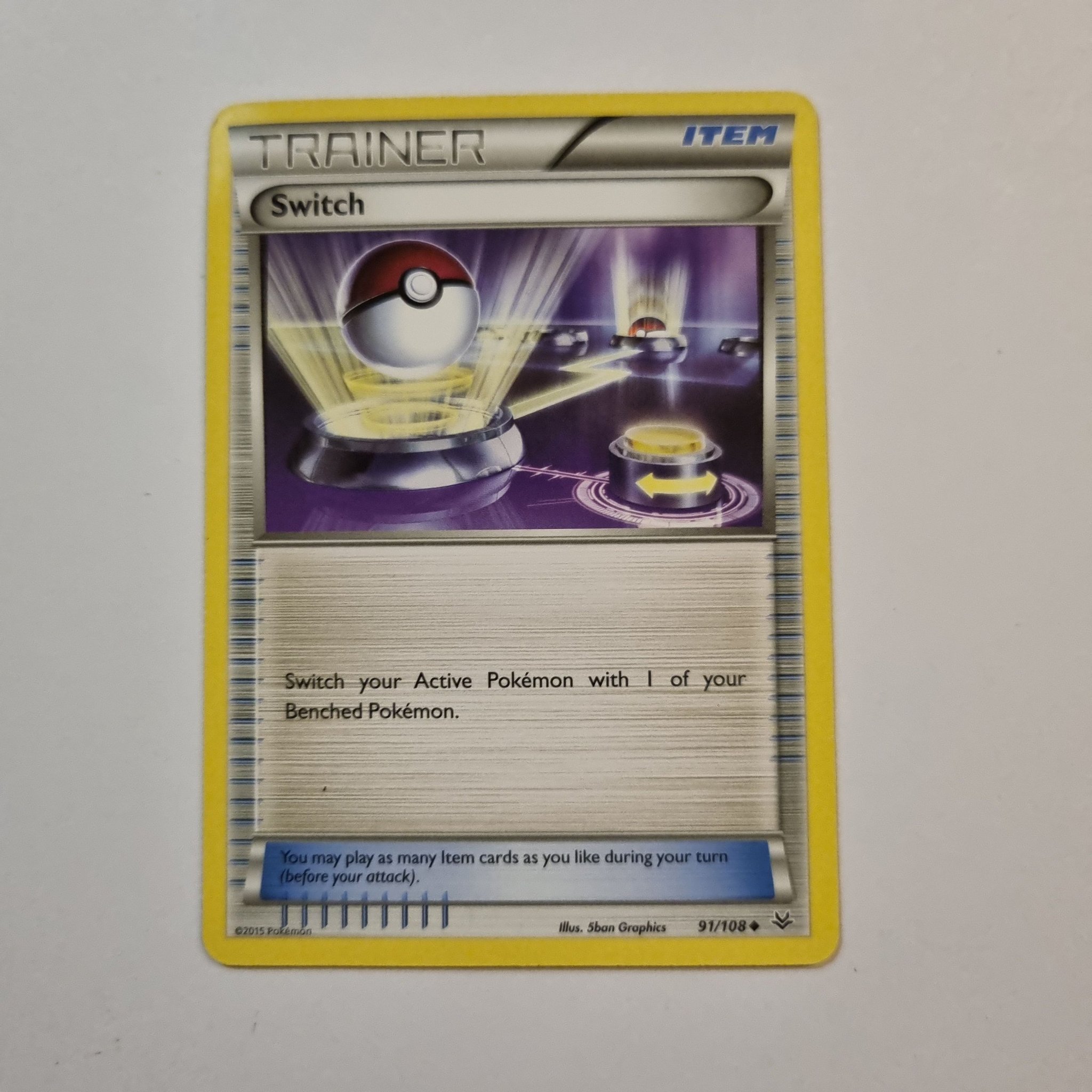 Pokémon Trainer Switch - Kort 91/108 pokemonkort | Köp på Tradera ...