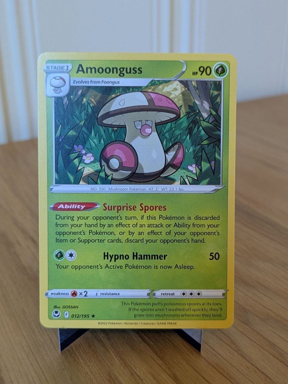 Amoonguss Rare #12 - Silver Tempest Pokemon Card | Köp på Tradera ...